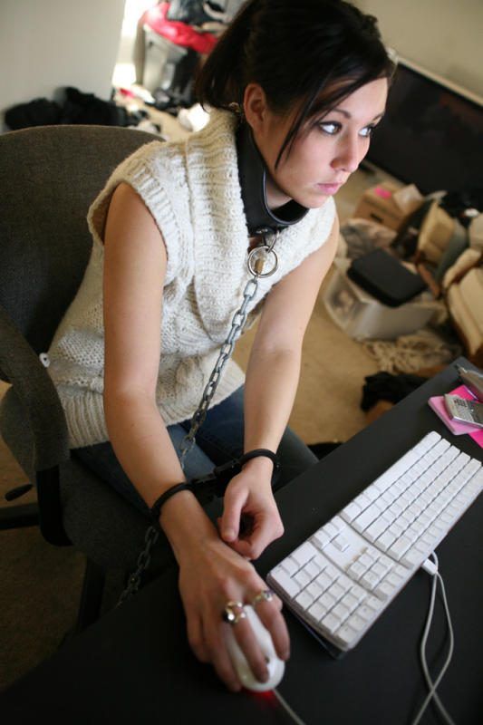 My Master tells me to wear my collar and cuffs when I meet him online | Scrolller