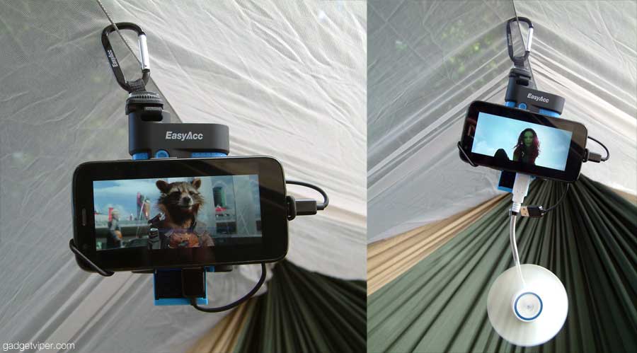 My mini media centre / cooling system for summertime hammocking | Scrolller