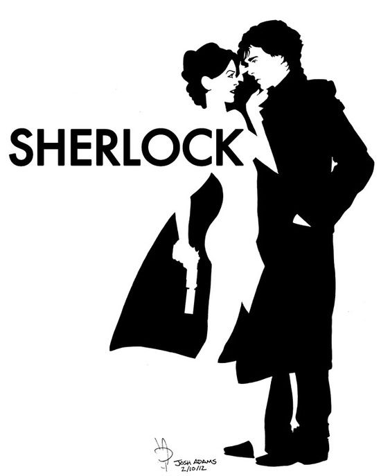 My new favorite monochromatic Sherlock art | Scrolller