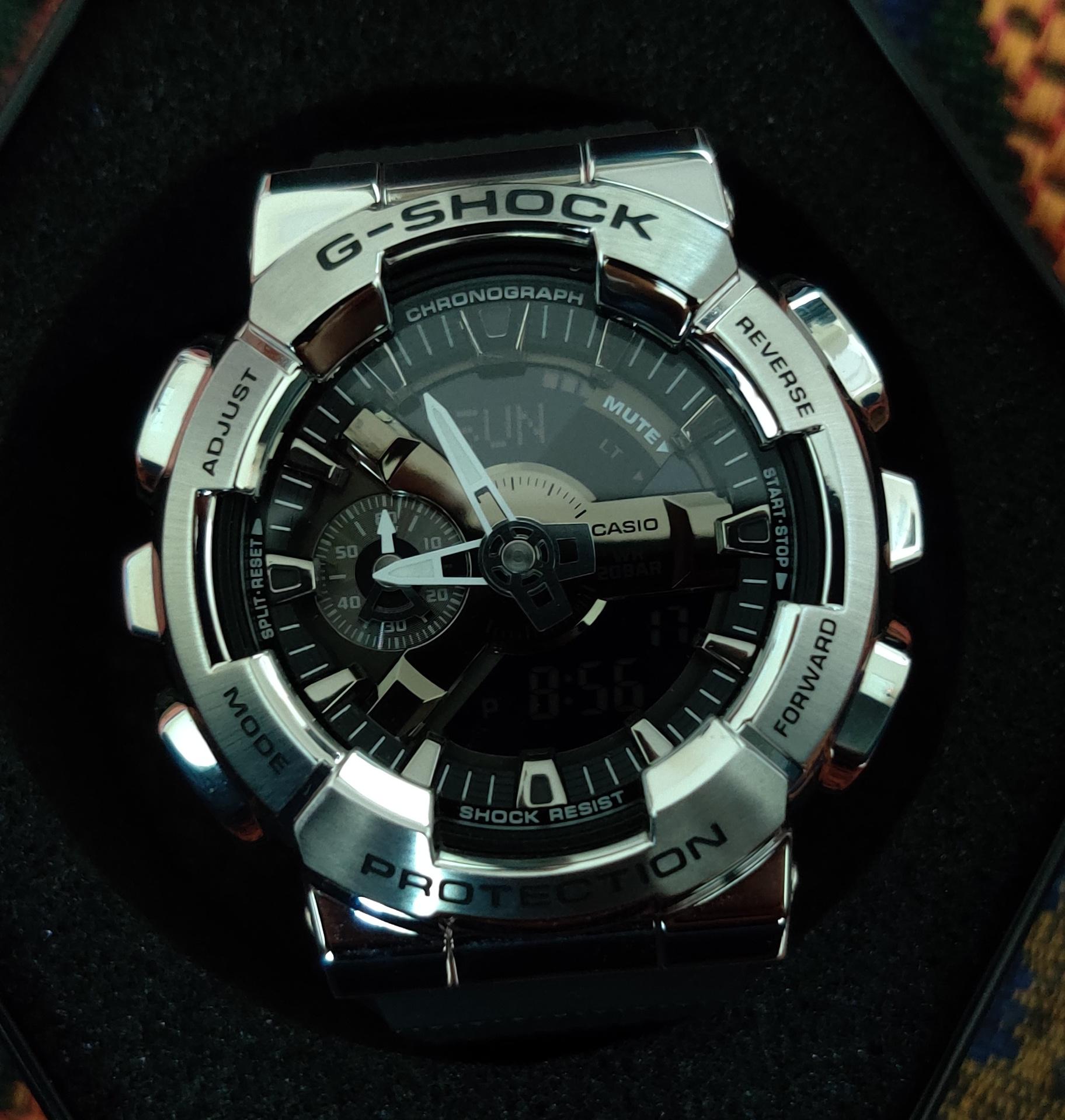 My new gshock, dial looks very cool and classy. Even the strap is different from other G-Shocks ...