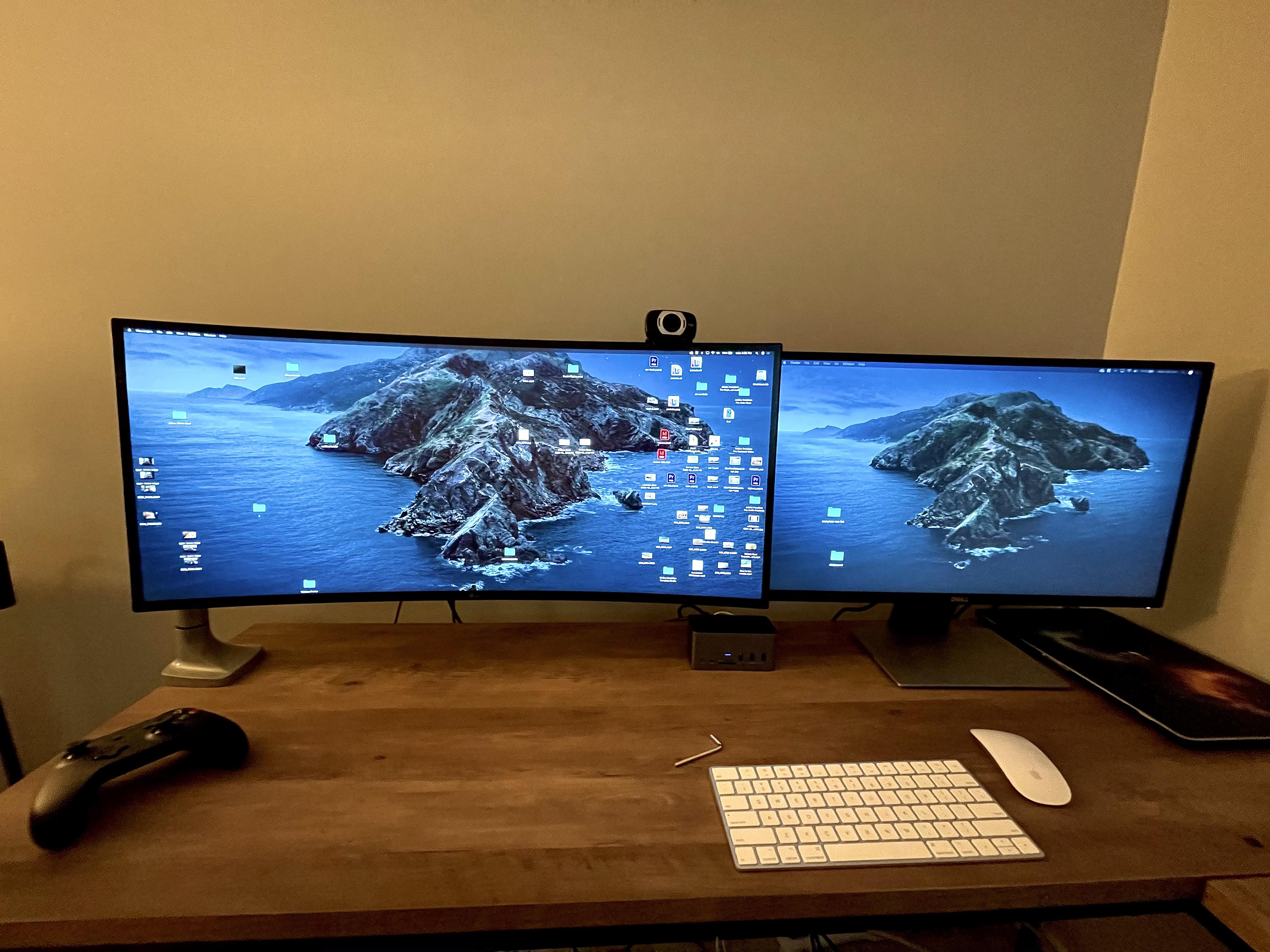 My new setup with vesa mount finally. So much extra real estate | Scrolller My new setup with vesa mount finally. So much extra real estate | Scrolller