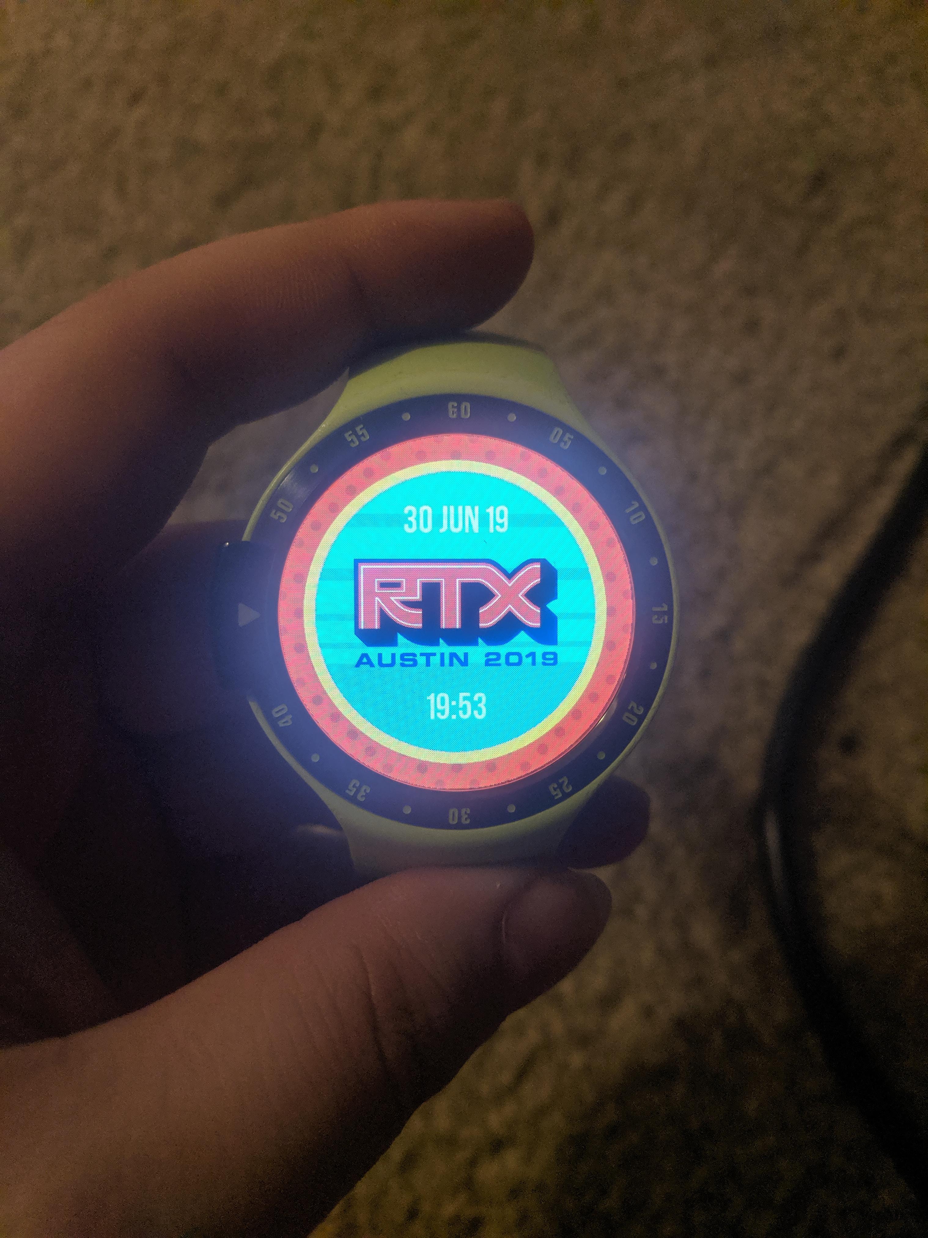 My new watchface for RTX this year | Scrolller