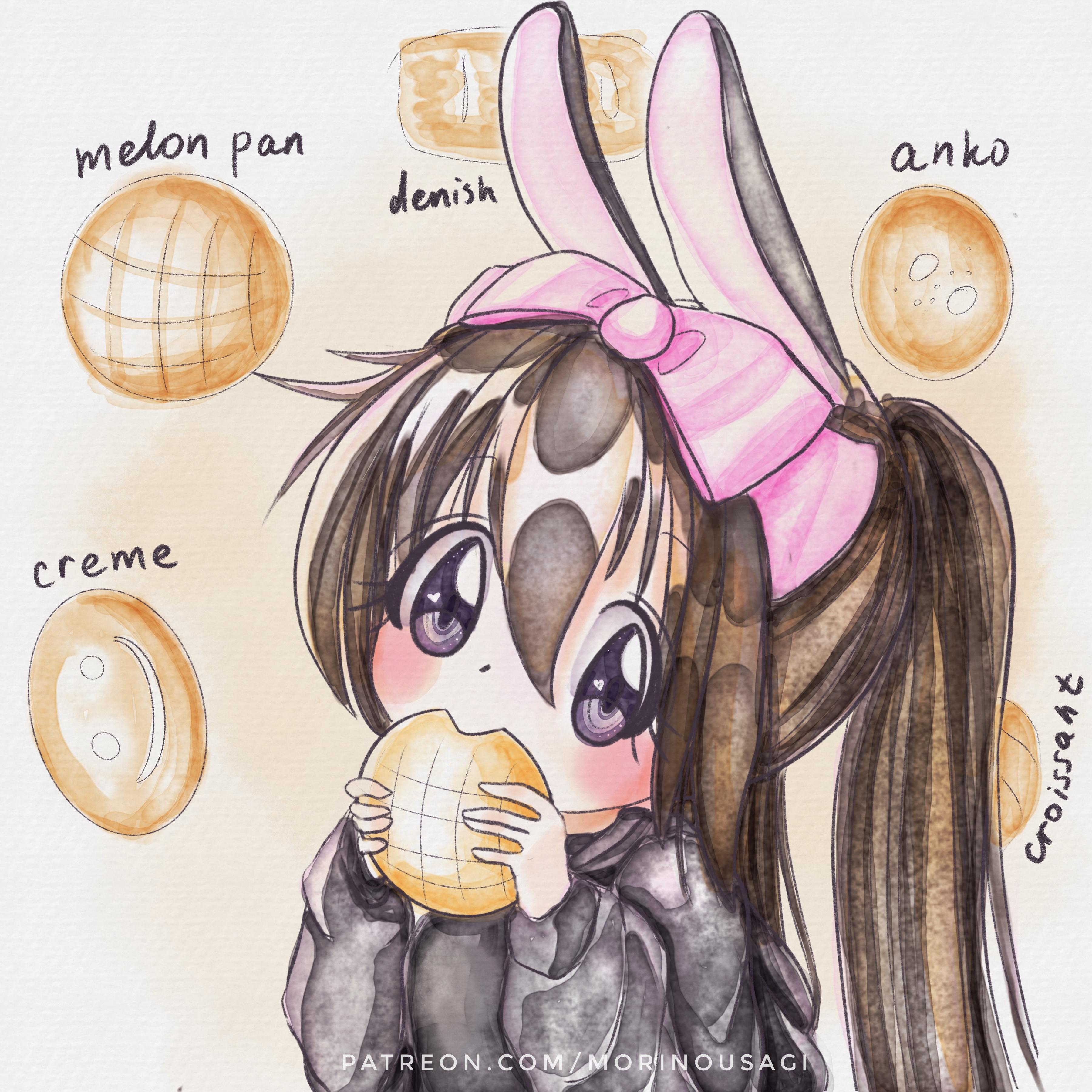 My OC Bunny and popular bread in Japan 🍞 | Scrolller
