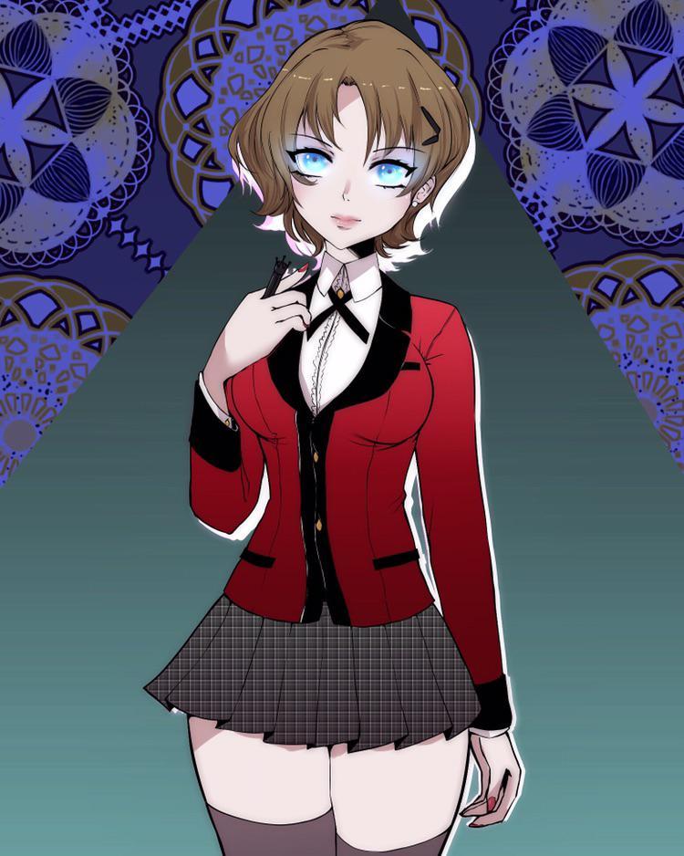 My OC in a Kakegurui Uniform | Scrolller