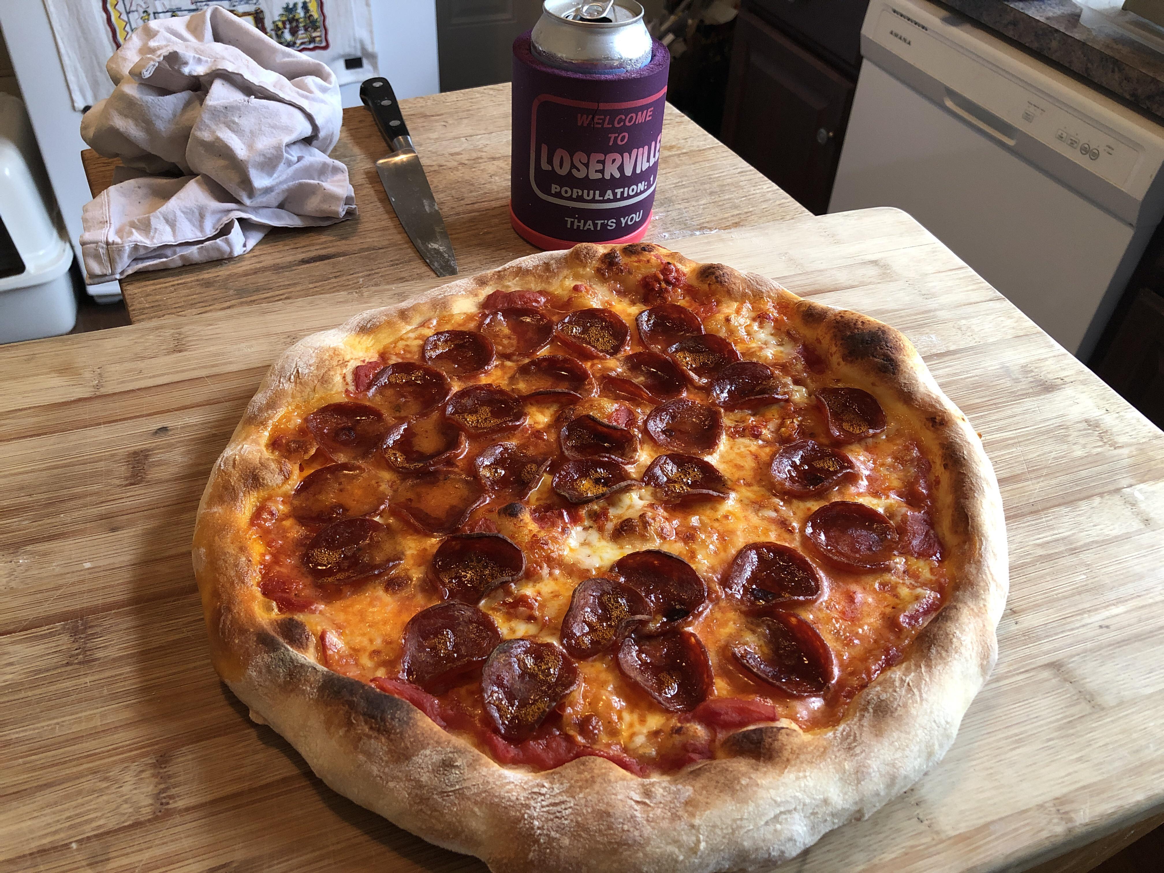 My offerings to the pizza gods, a classic pepperoni! | Scrolller