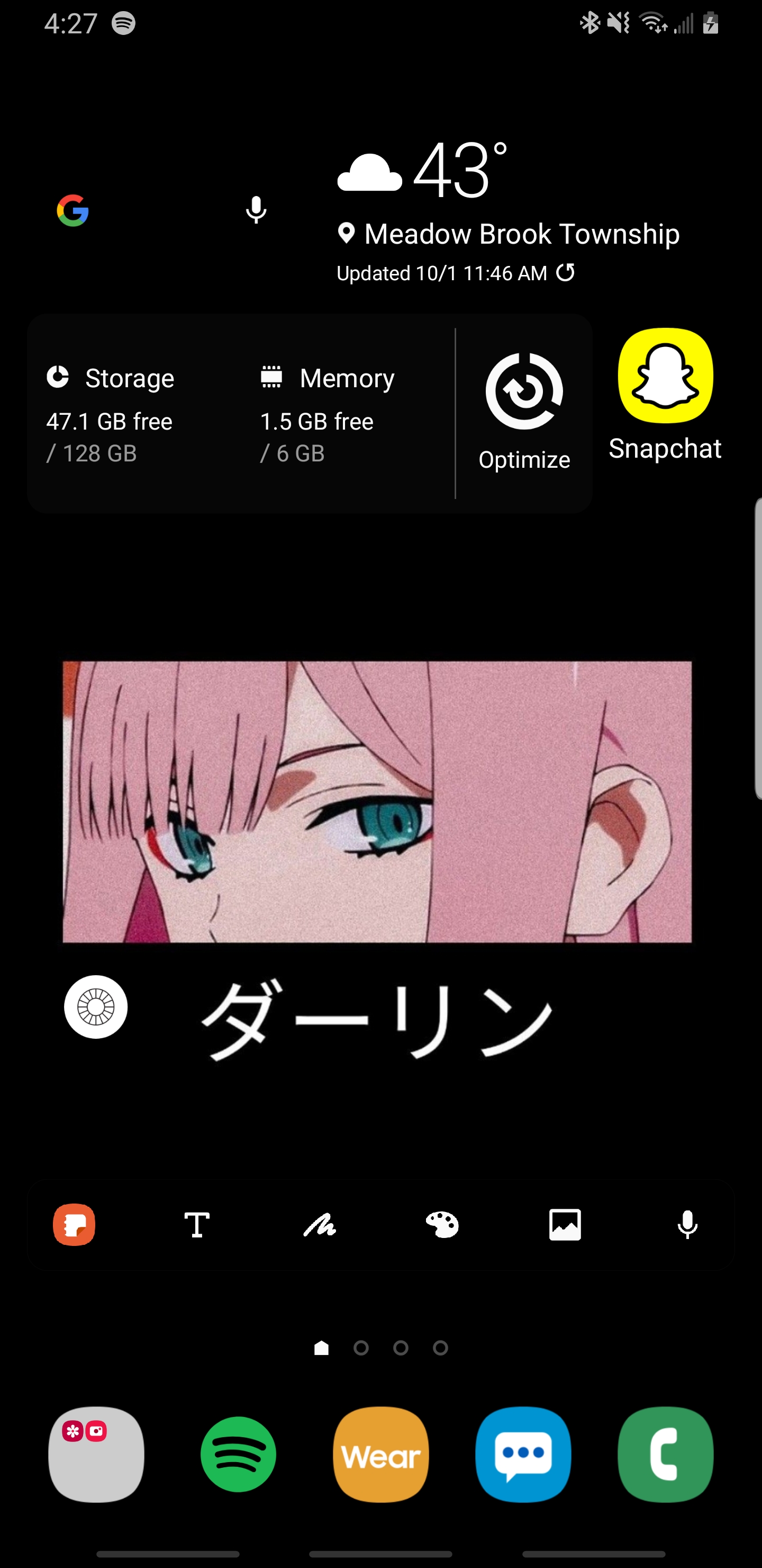 My opening homescreen part one | Scrolller