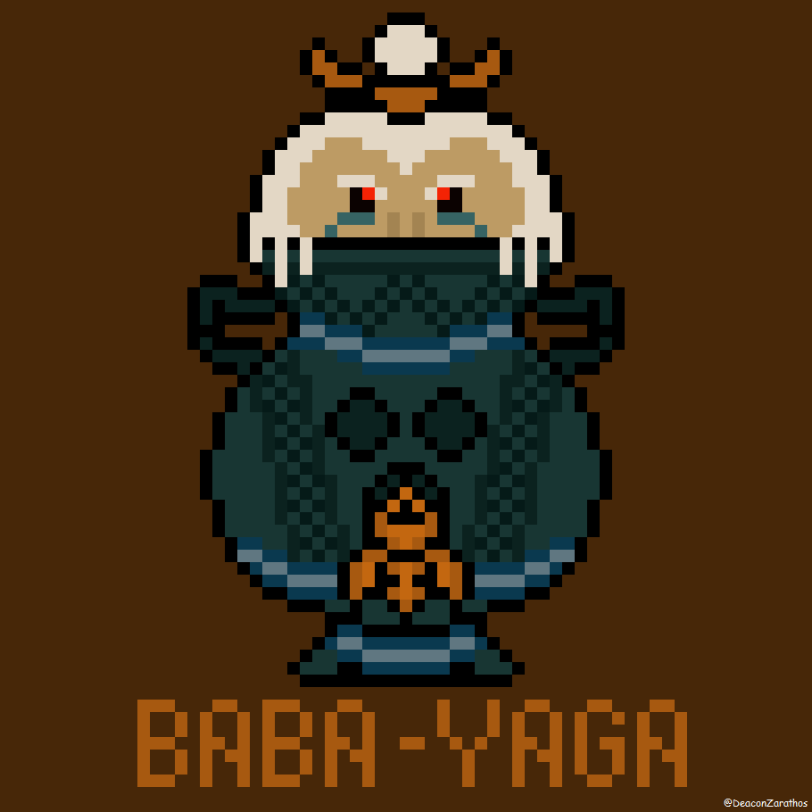 My pixel version of Baba yaga | Scrolller