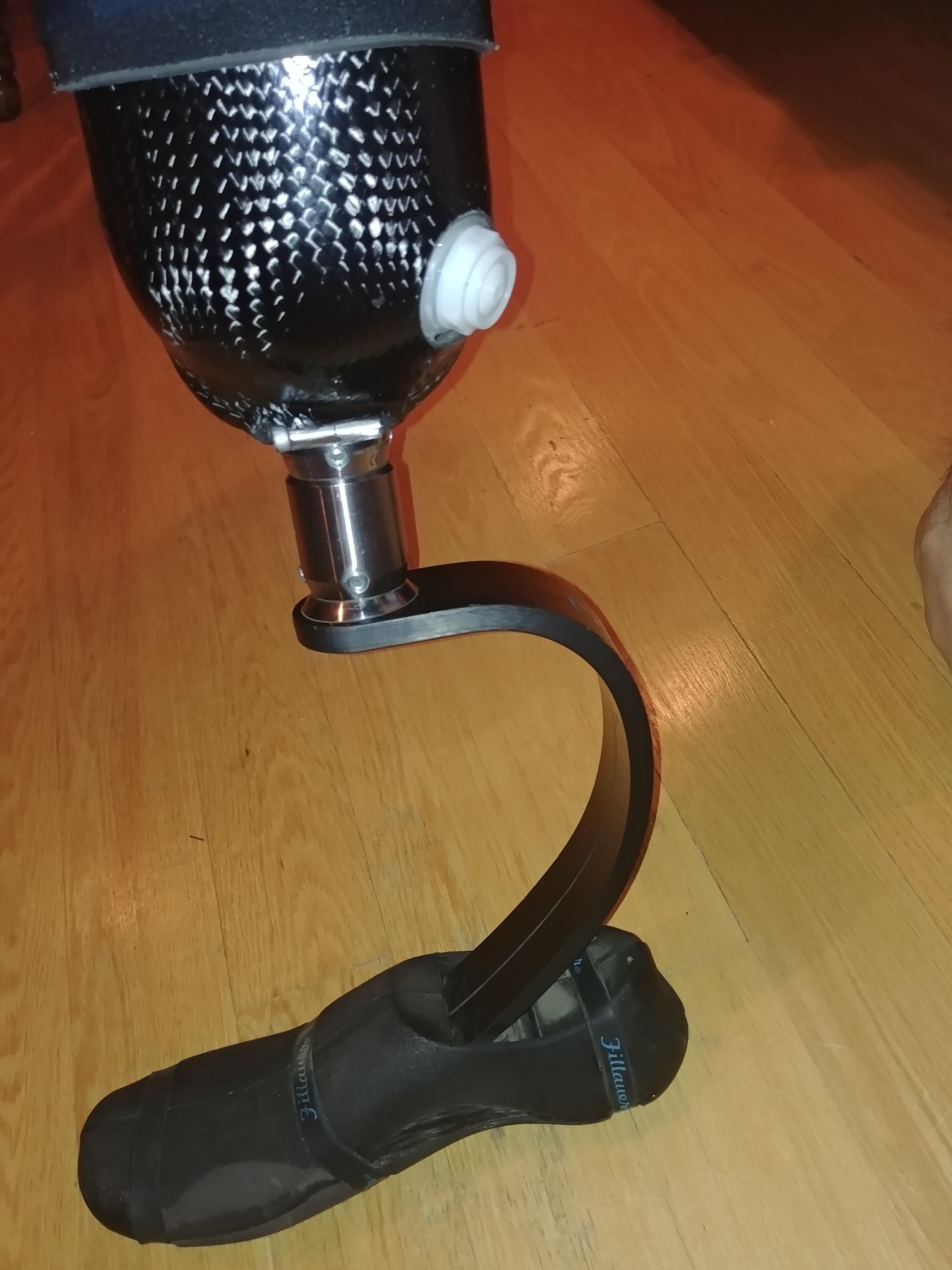 My prosthetic. Had it for a year so far.. Works great. | Scrolller