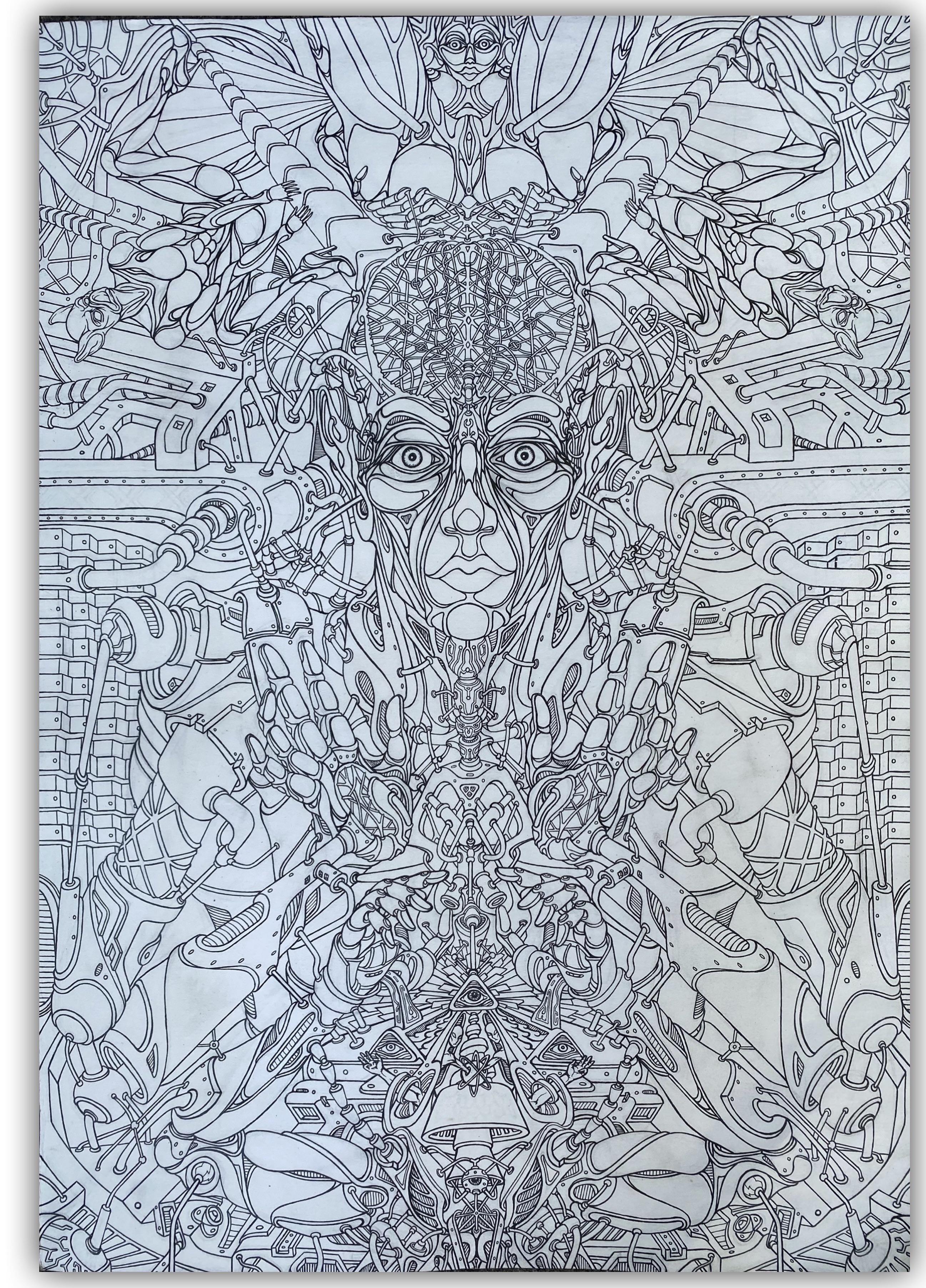 My psychedelic art “Secret desires» 2021 | Scrolller