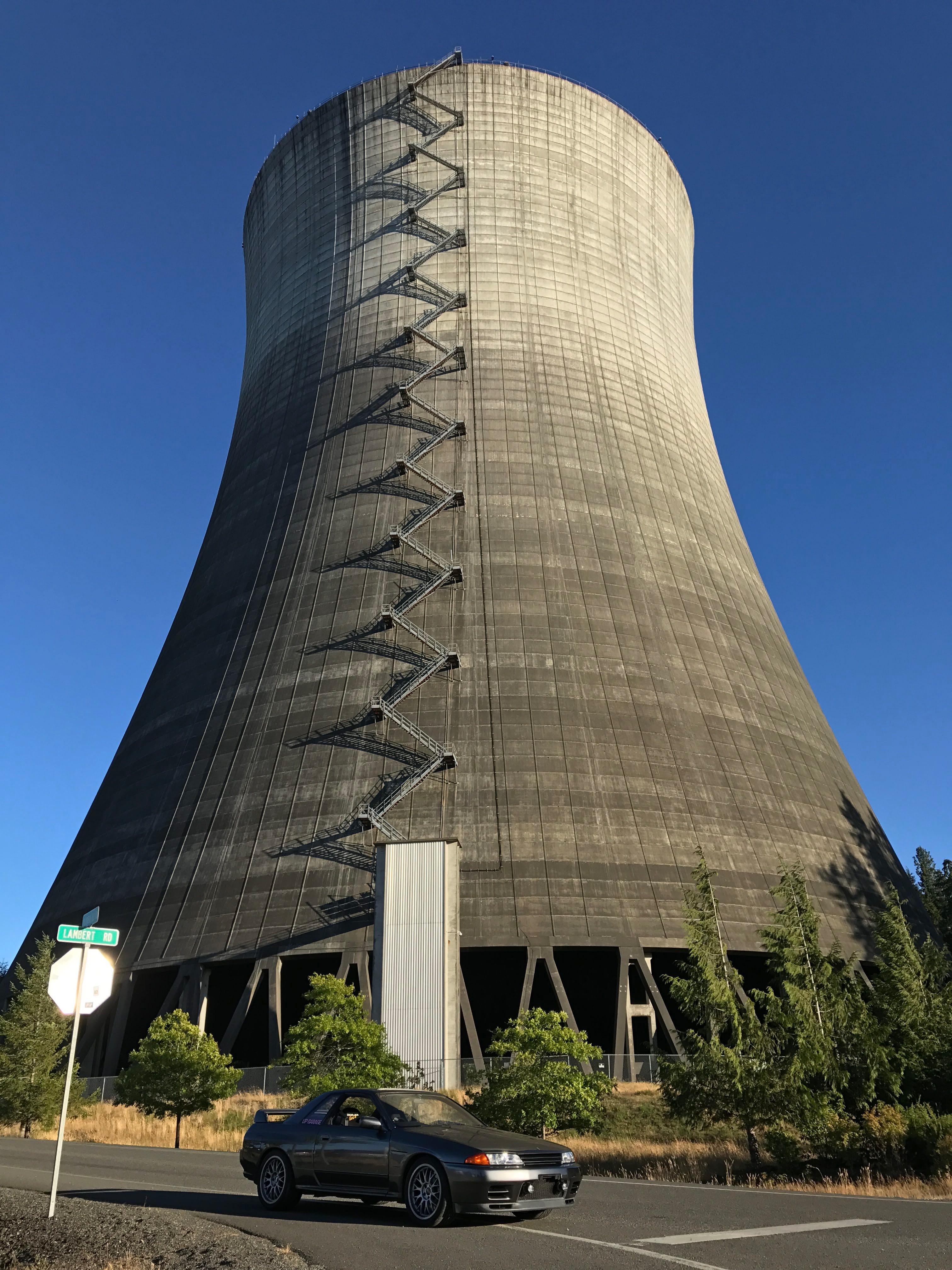 My R32 GTR at a popular local spot to grab photos. | Scrolller