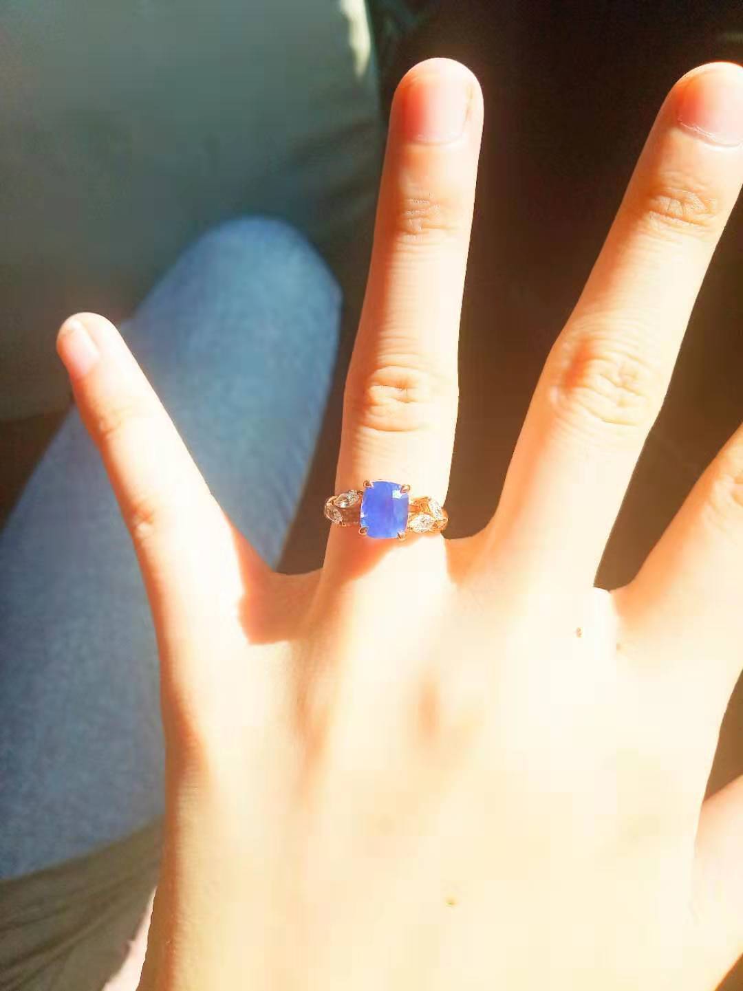 My sapphire engagement ring! | Scrolller