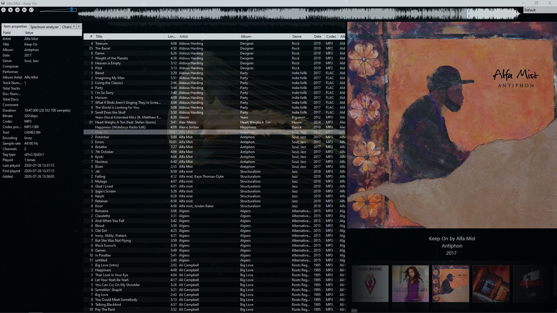 My setup, using columns UI. This is the best looking I can get it, but there is a lot to be ...