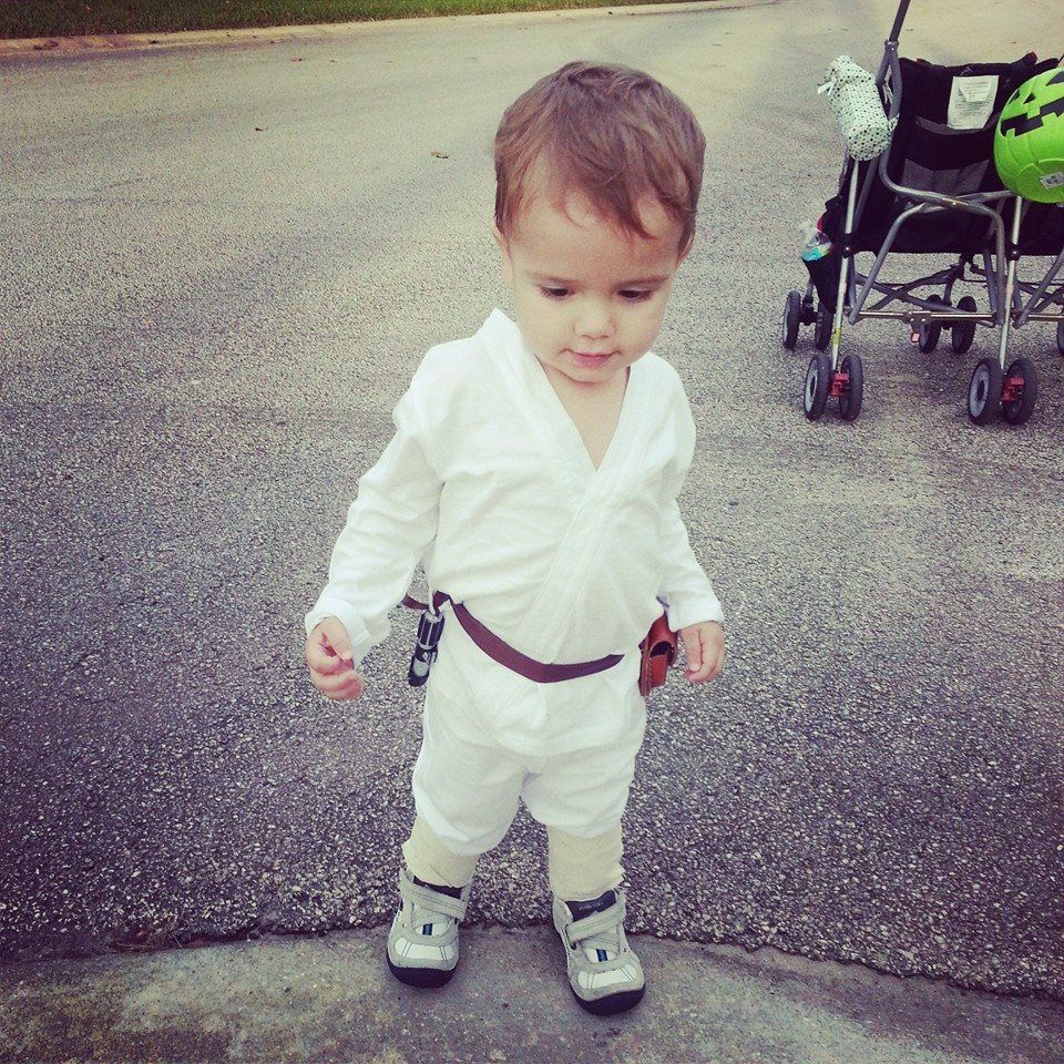 My son Luke as Luke Skywalker | Scrolller