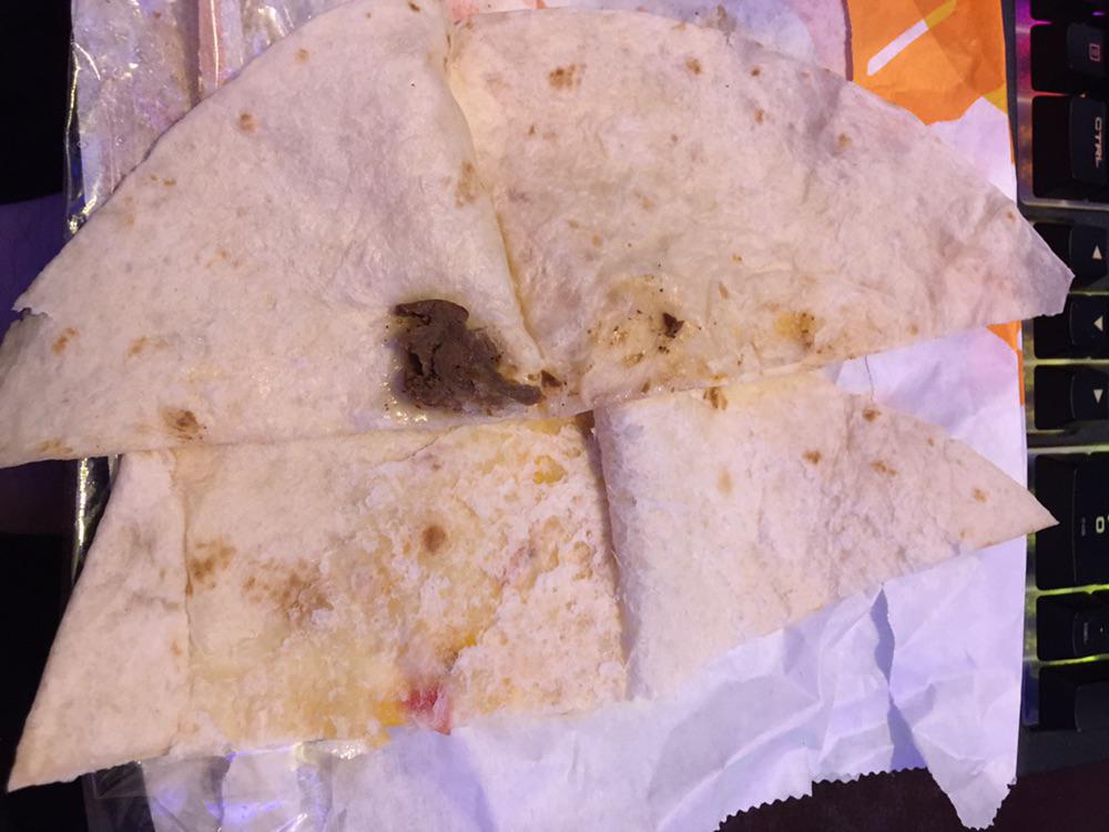 My Steak Quesadilla From Taco Bell | Scrolller