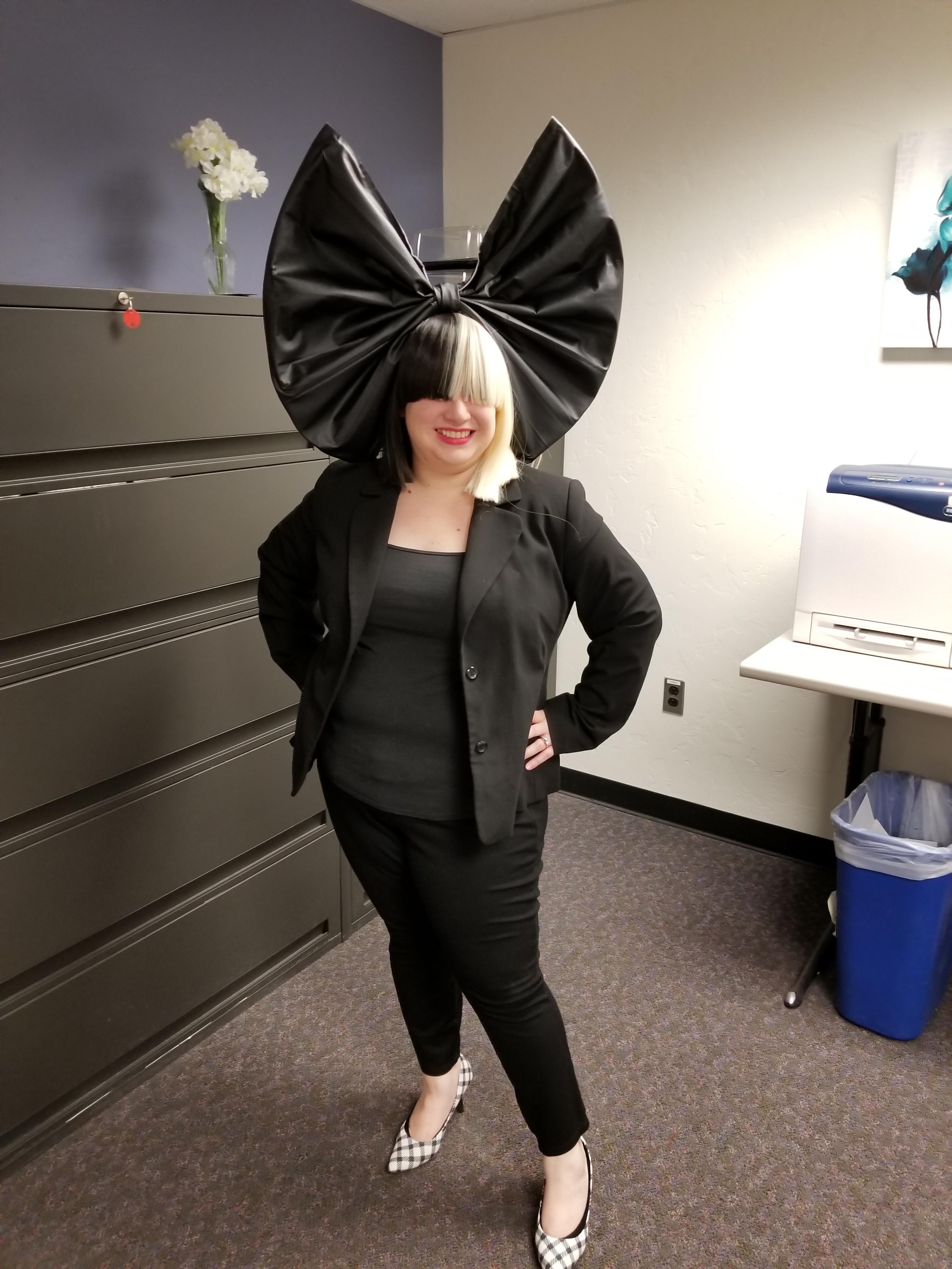 My stunning wife dressed as Sia. | Scrolller