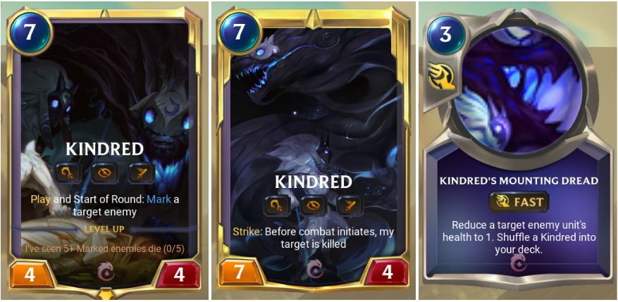 My take on a Kindred card for Legends of Runeterra! | Scrolller