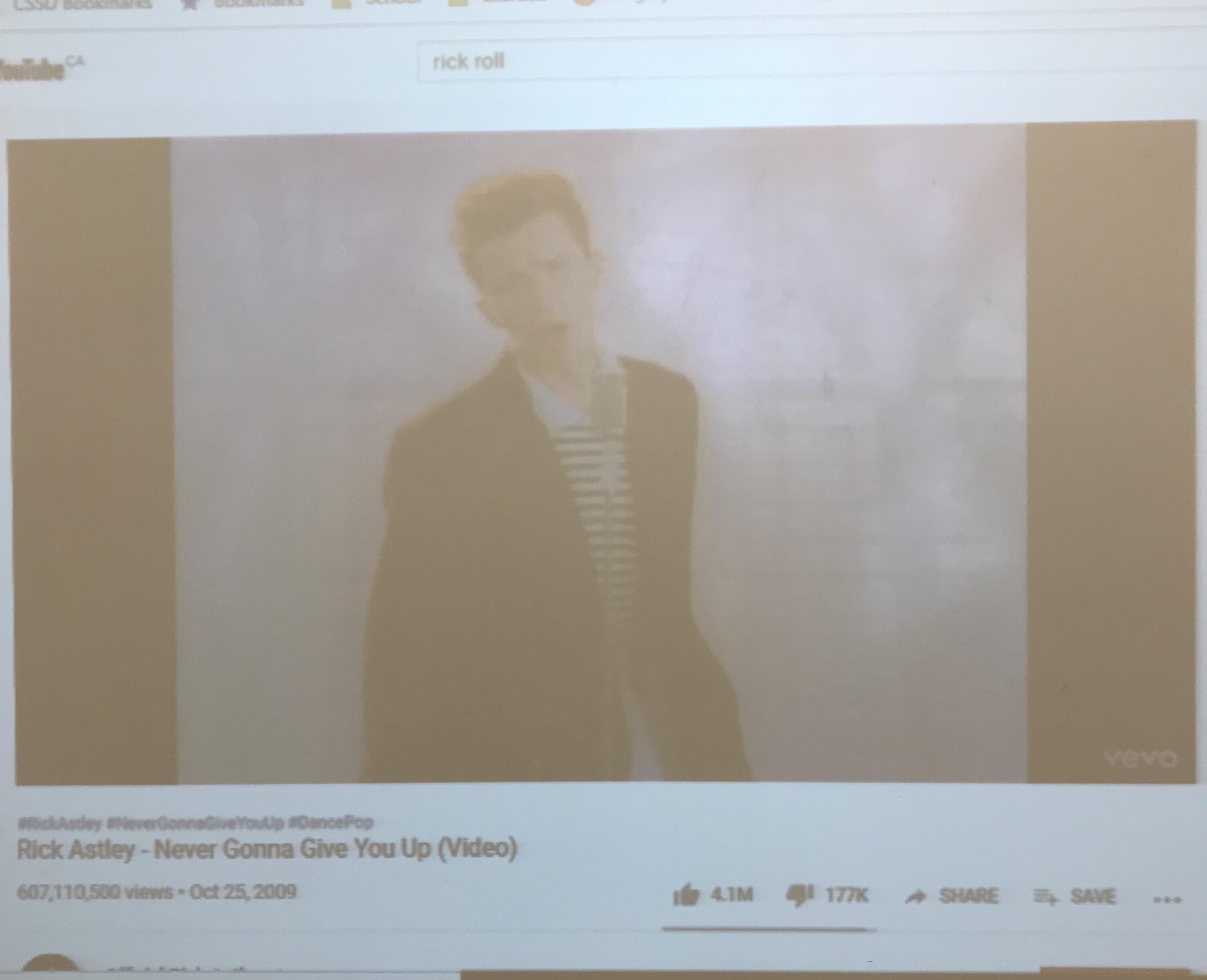 My teacher Rick Rolled the entire class | Scrolller
