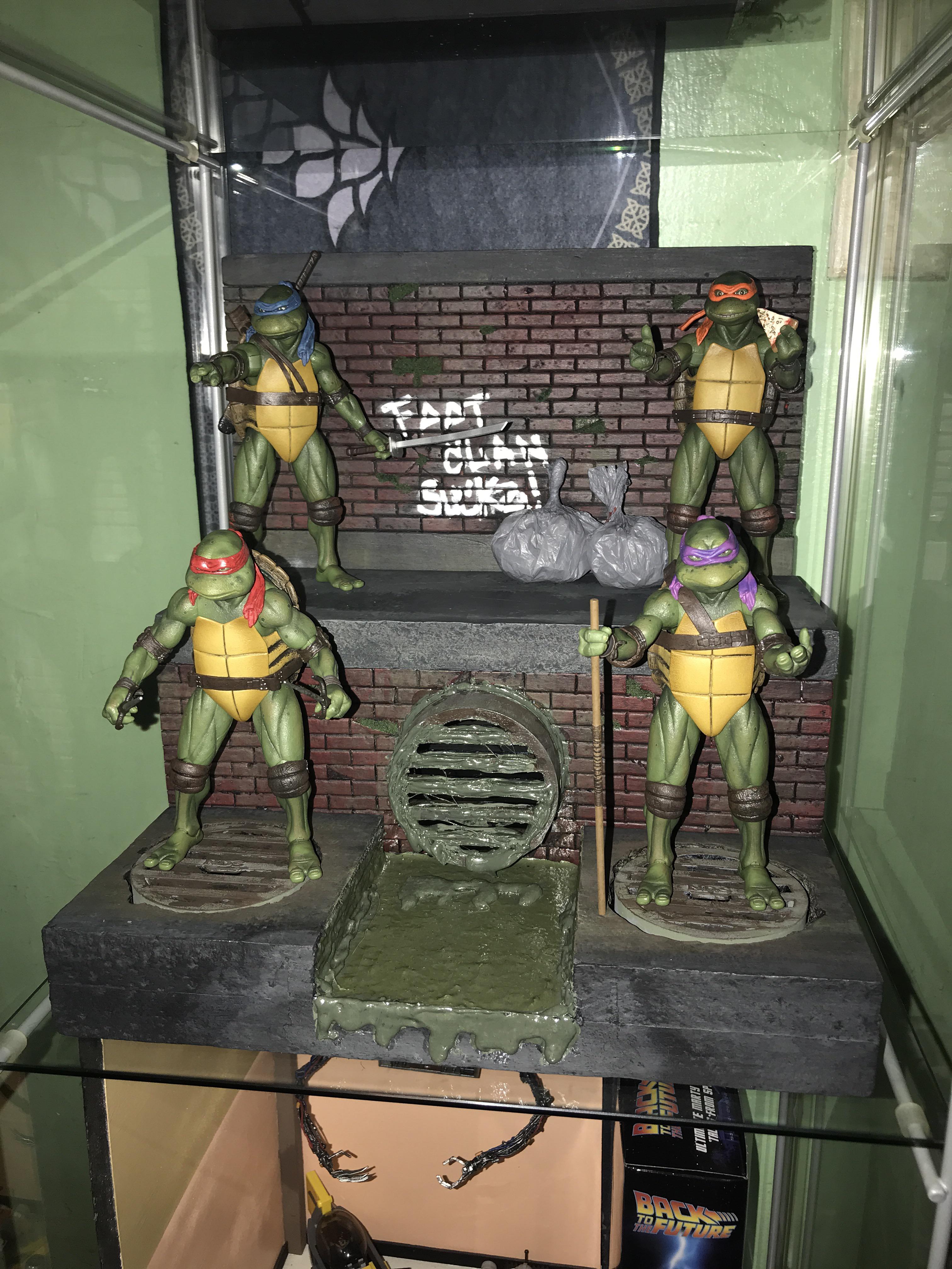 My TMNT Diorama! Honest thoughts? I’m still adding minor details here and there. | Scrolller