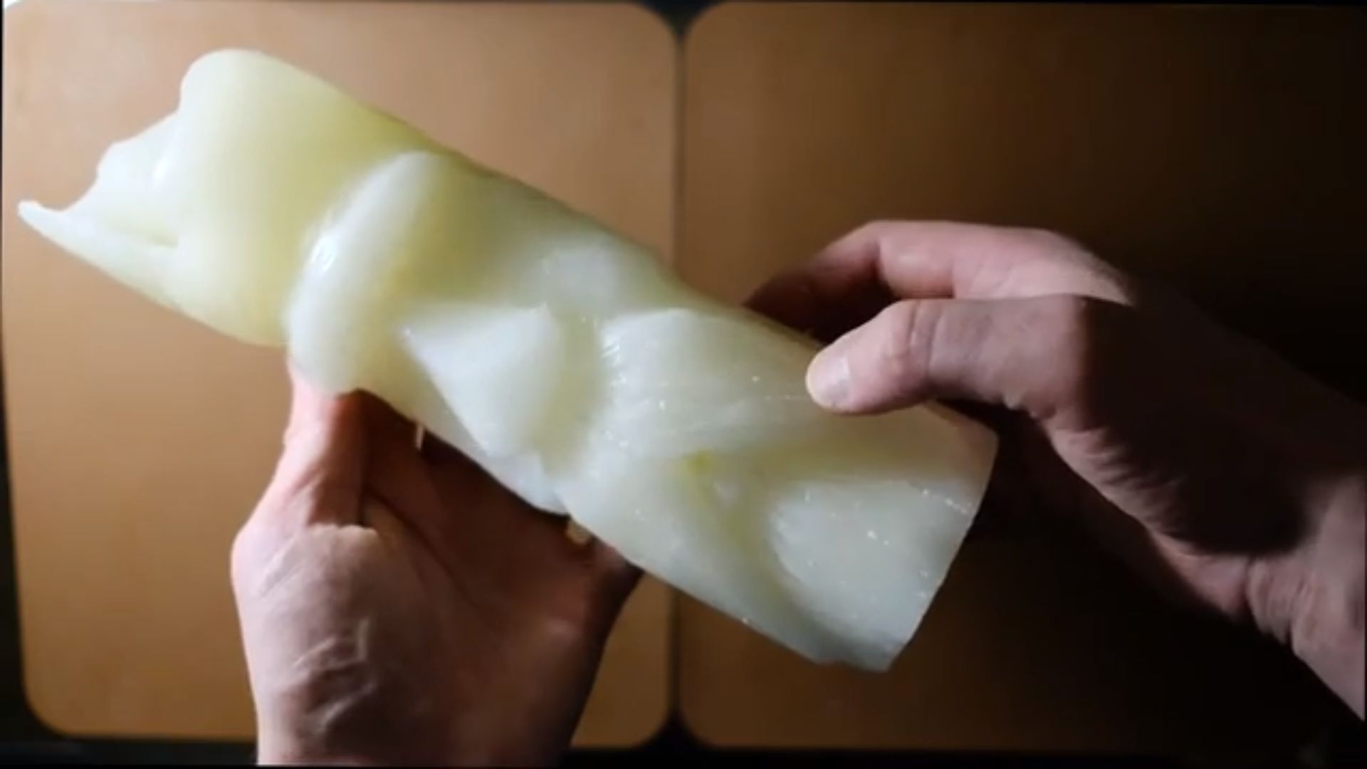 My uncle carved Gandalf into a candle! | Scrolller