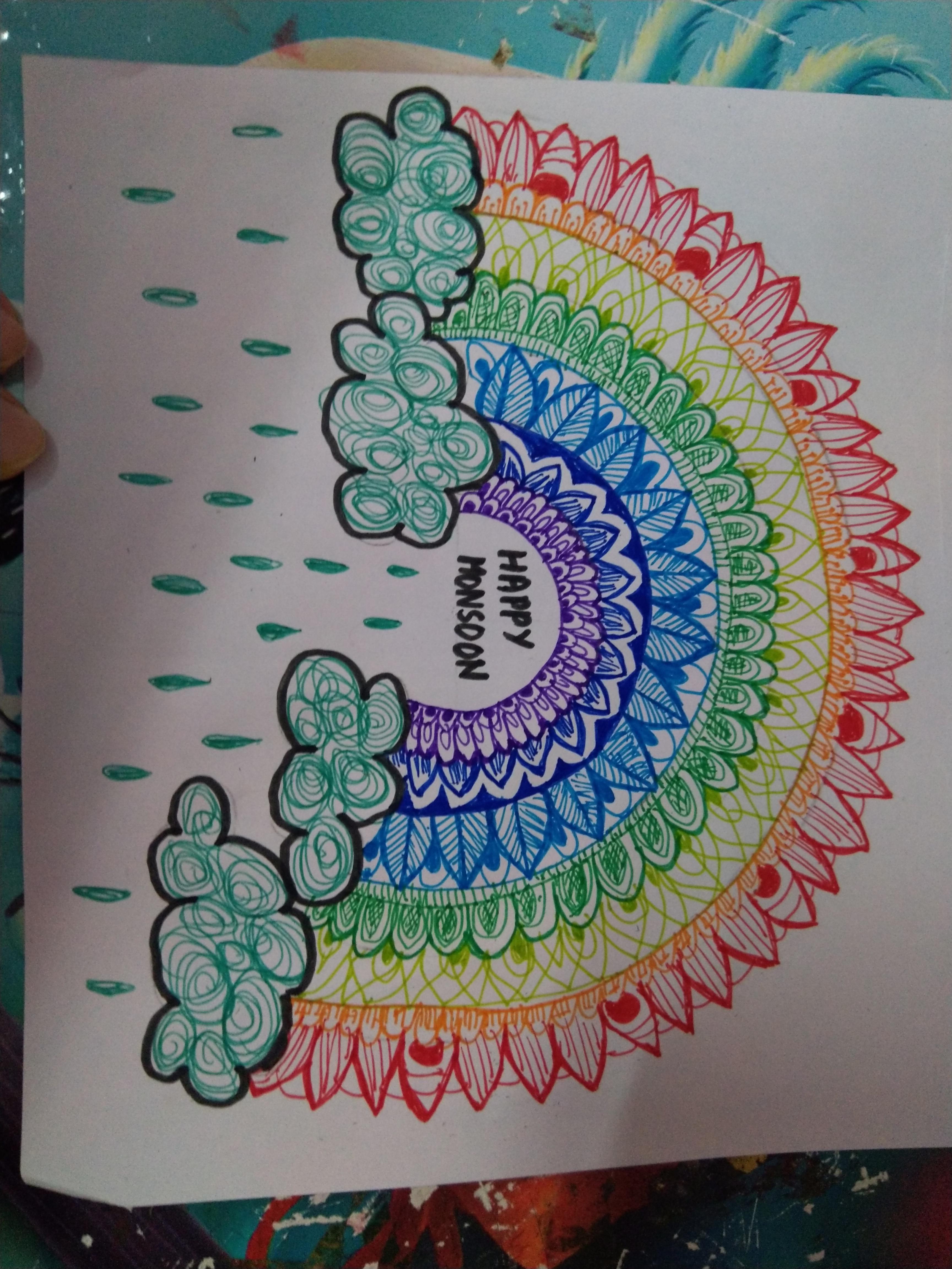 My very first mandala drawing | Scrolller