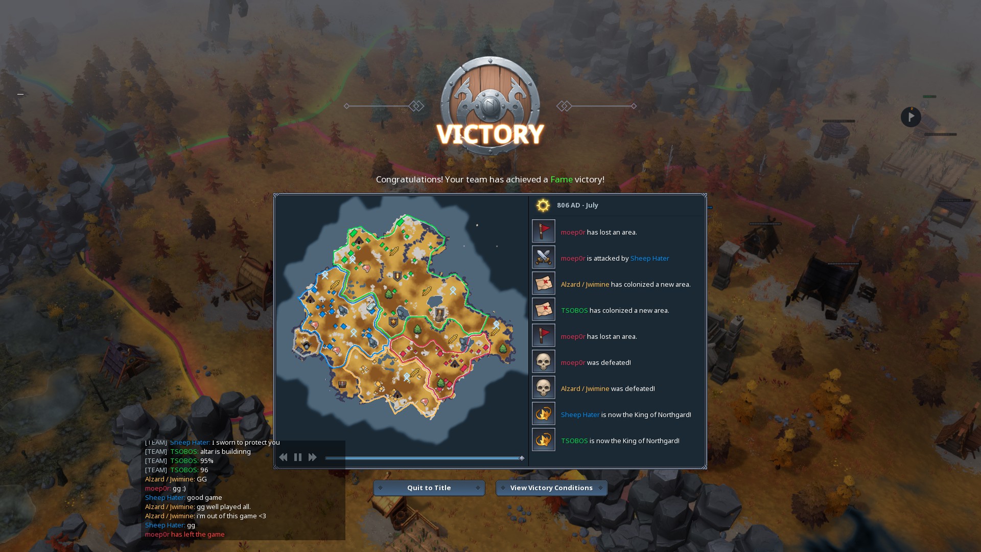 My Villager rank ally on the first MP game just achieved this. Biggest territory I have ever ...