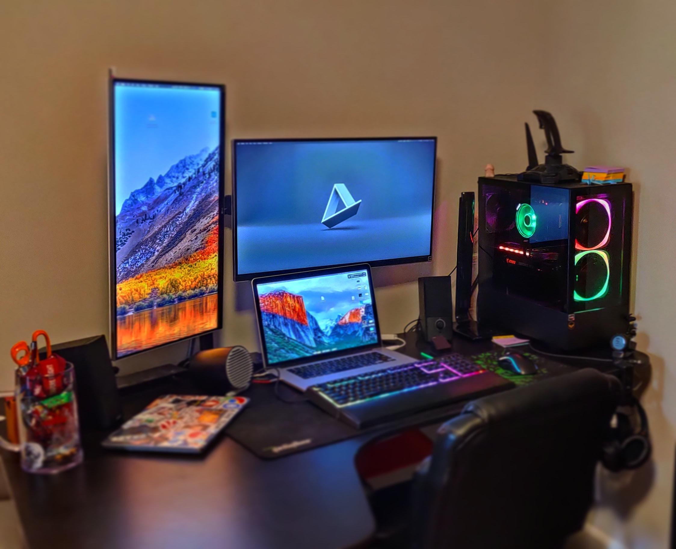 My WFH Gaming/Work hybrid setup | Scrolller