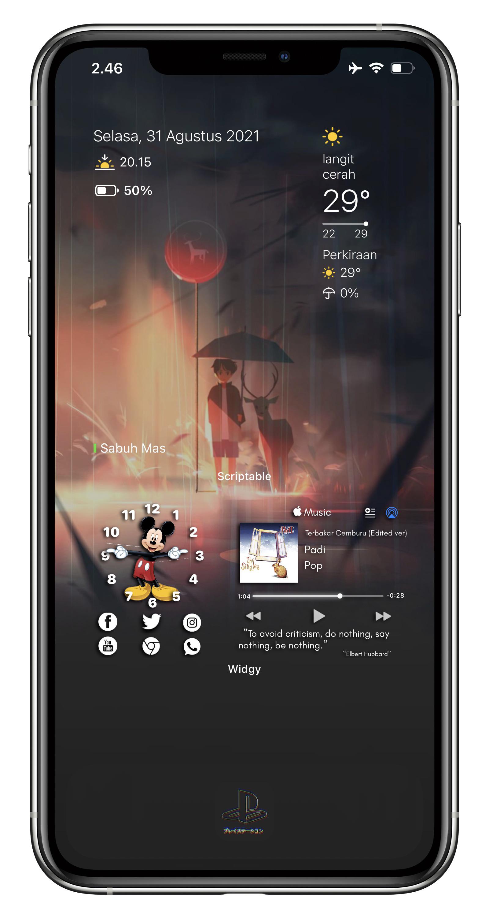 My widgy set up | Scrolller