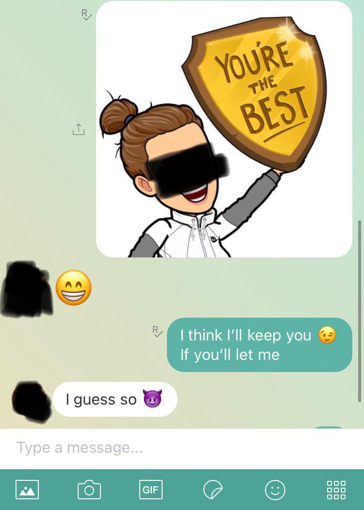 My wife texting her bull about last night. | Scrolller