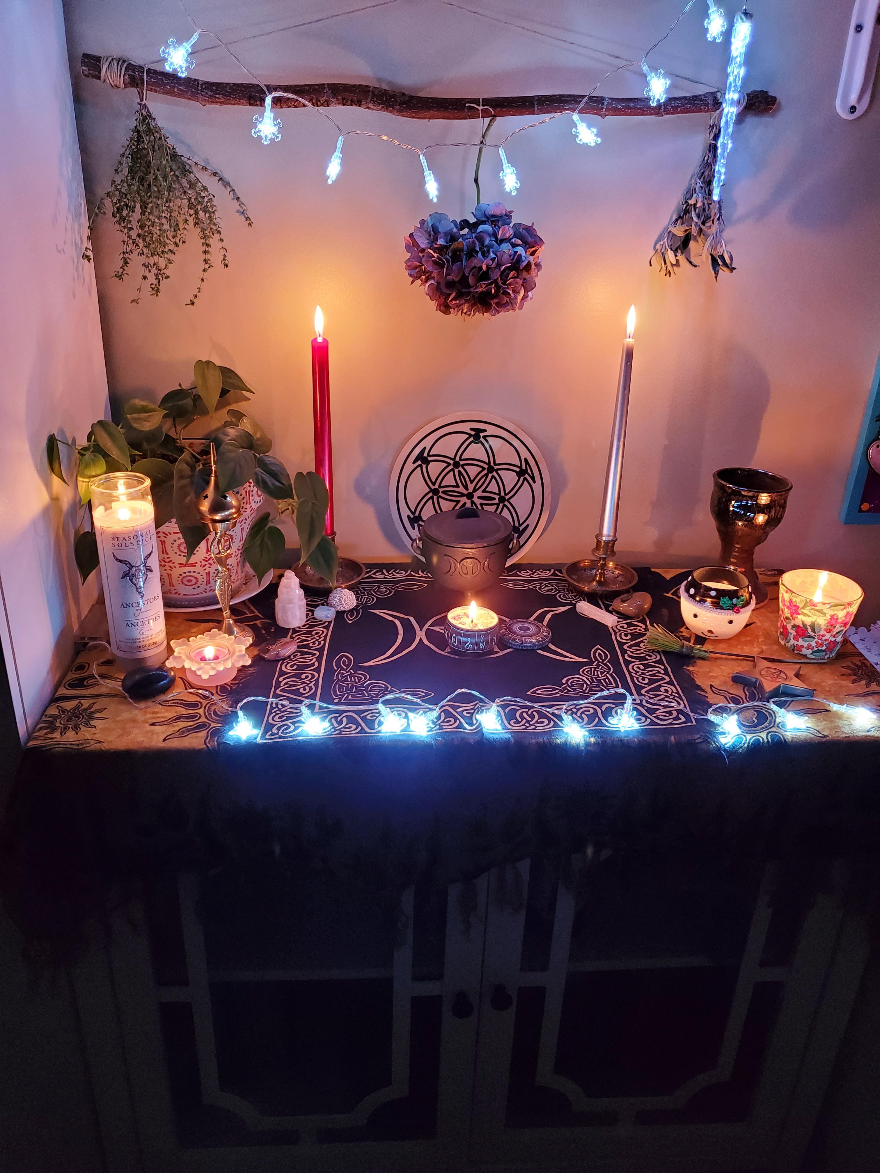 My Winter Solstice Altar | Scrolller