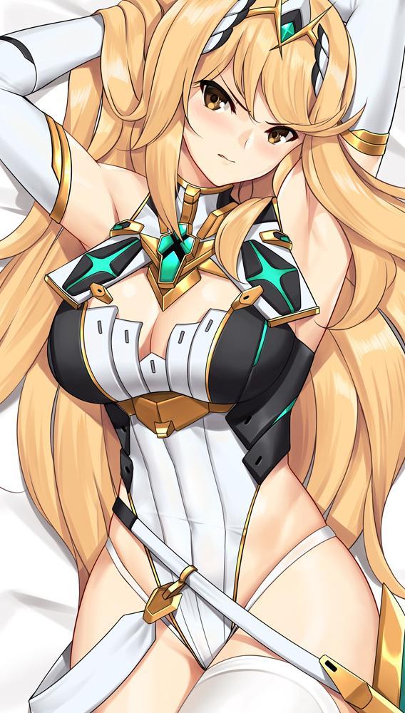 Mythra in the bed | Scrolller