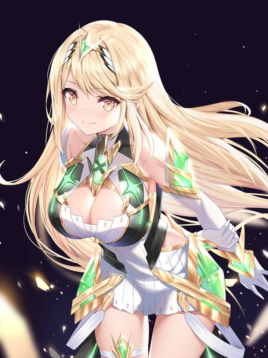 Mythra smiling | Scrolller