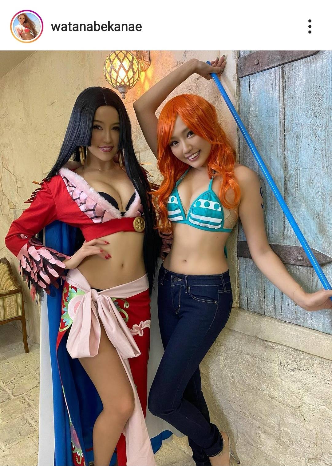Nami and hancock cosplay with ig name included. | Scrolller