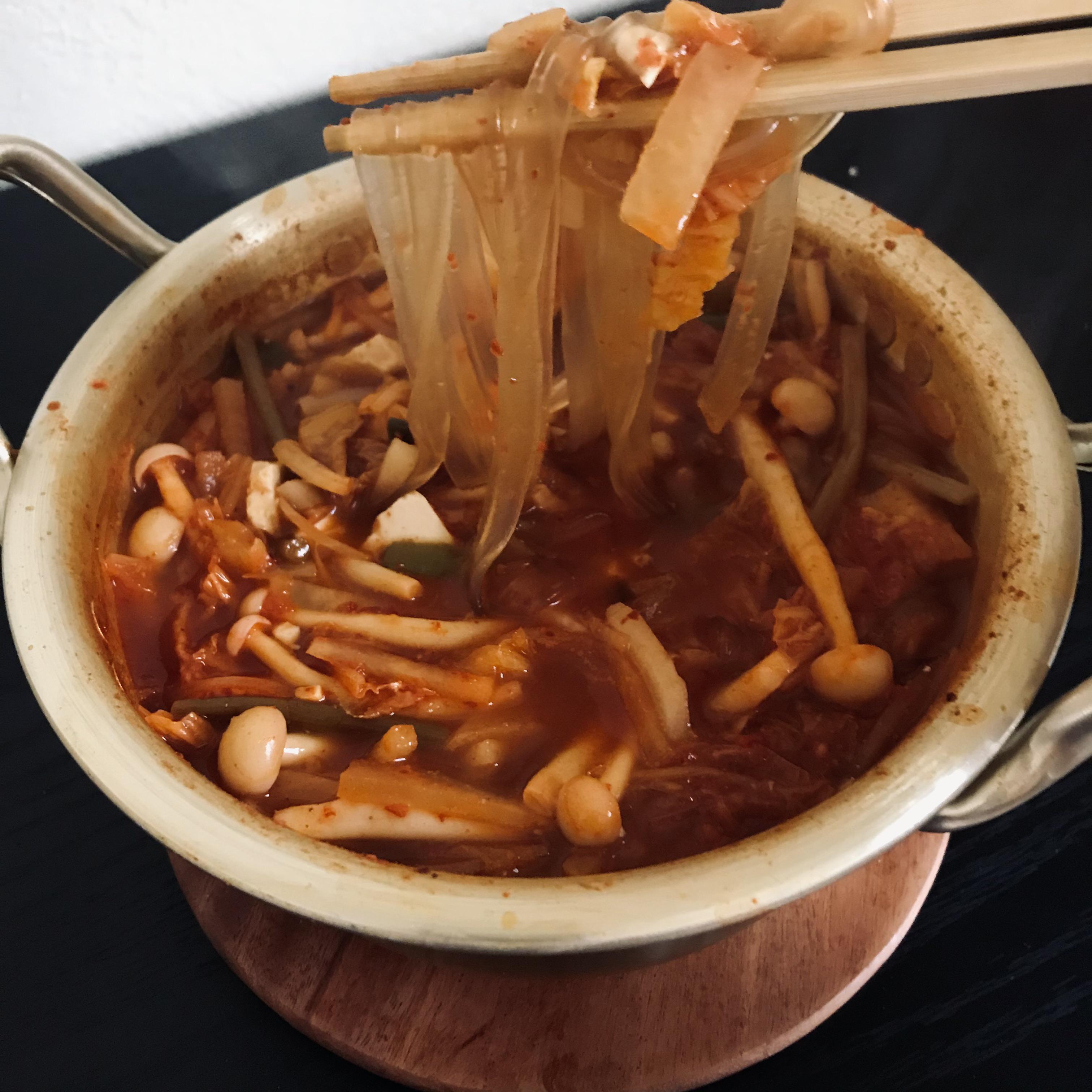 Napa and Garlic Scape Kimchi Jjigae! | Scrolller