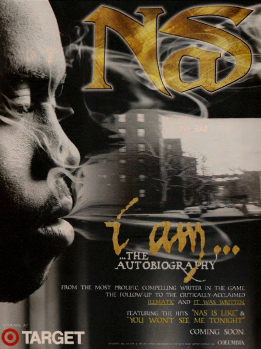 Nas - I Am promo poster | Scrolller
