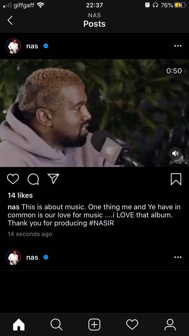 Nas shouts out ye | Scrolller