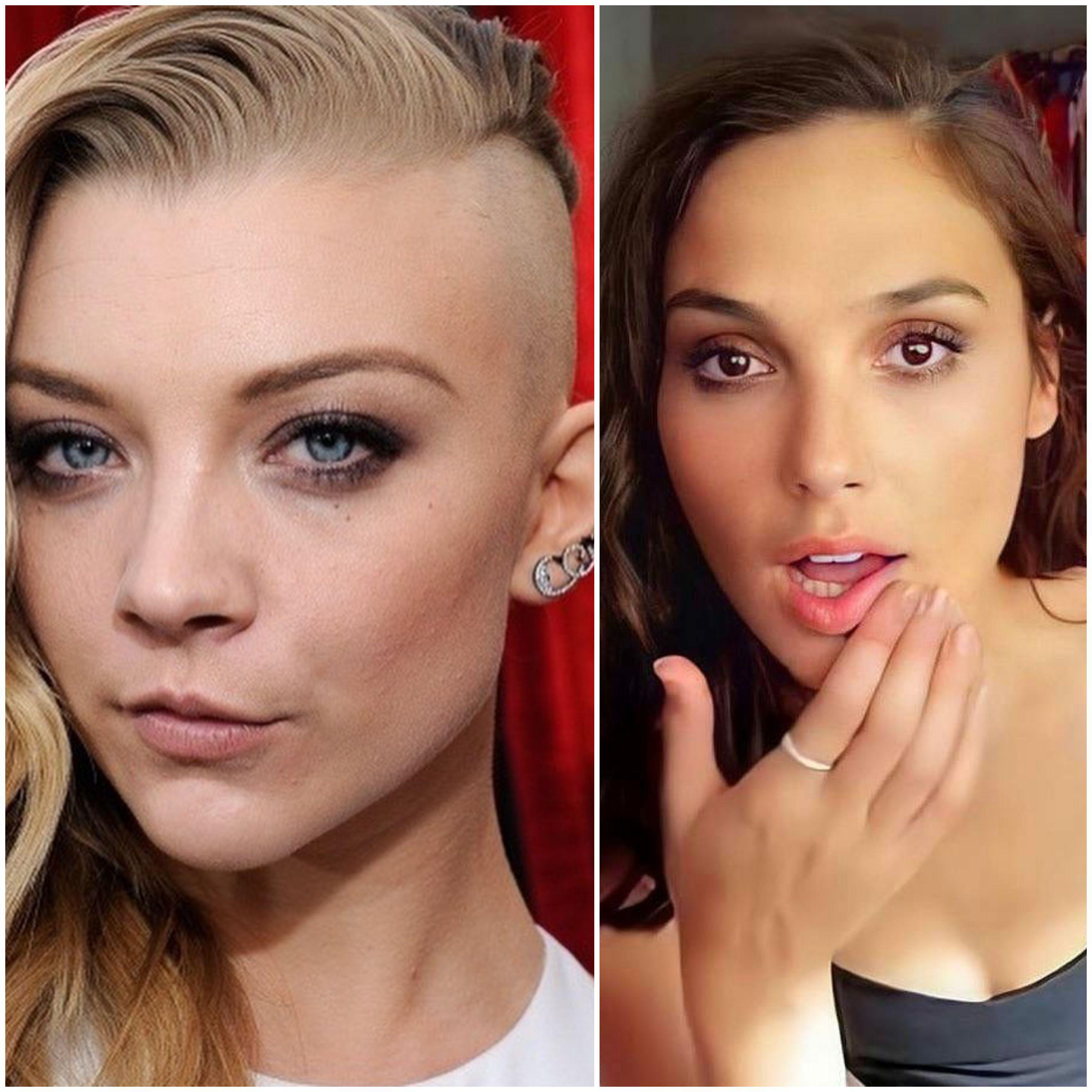Natalie Dormer and Gal Gadot would look amazing covered in cum | Scrolller