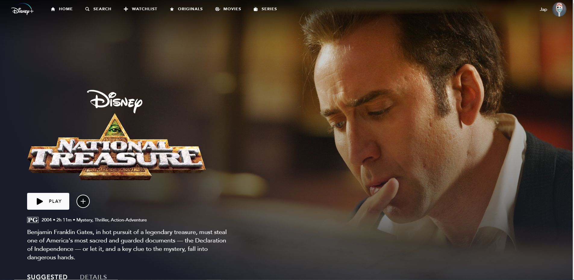 National Treasure is Now Available! | Scrolller