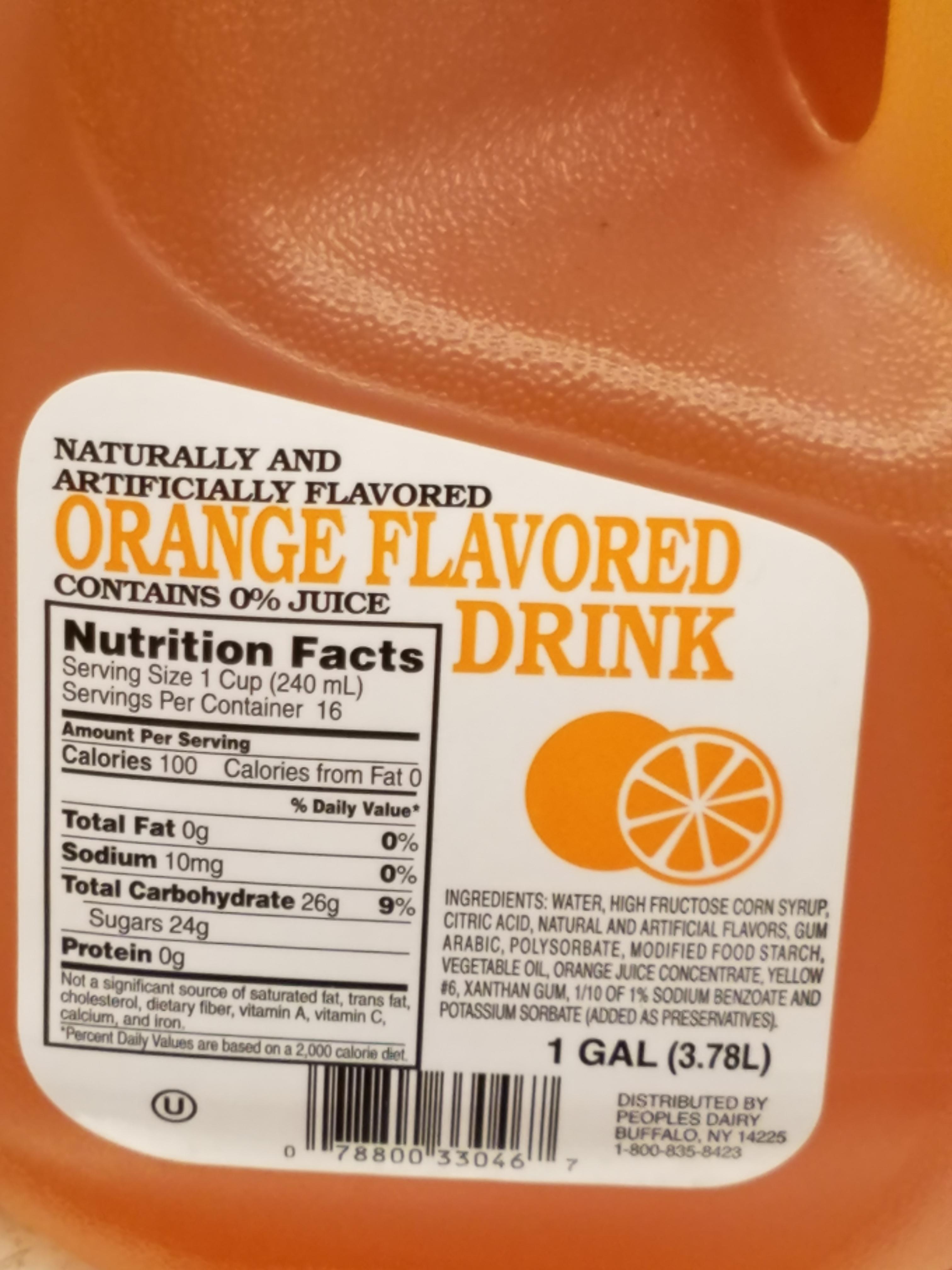 Naturally flavored...contains 0% juice. | Scrolller