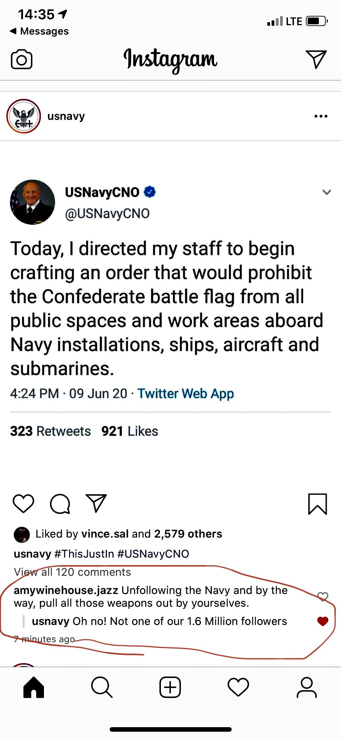Navy Instagram strikes again | Scrolller