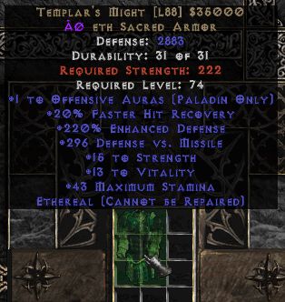 Neat find, 220ed Eth Templar's | Scrolller