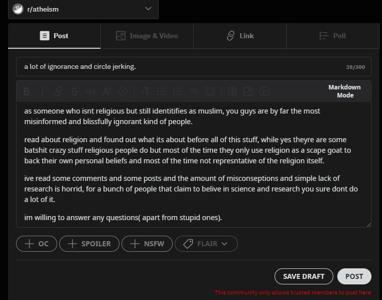 neckbeard subreddit only allows for circle jerkers to join | Scrolller