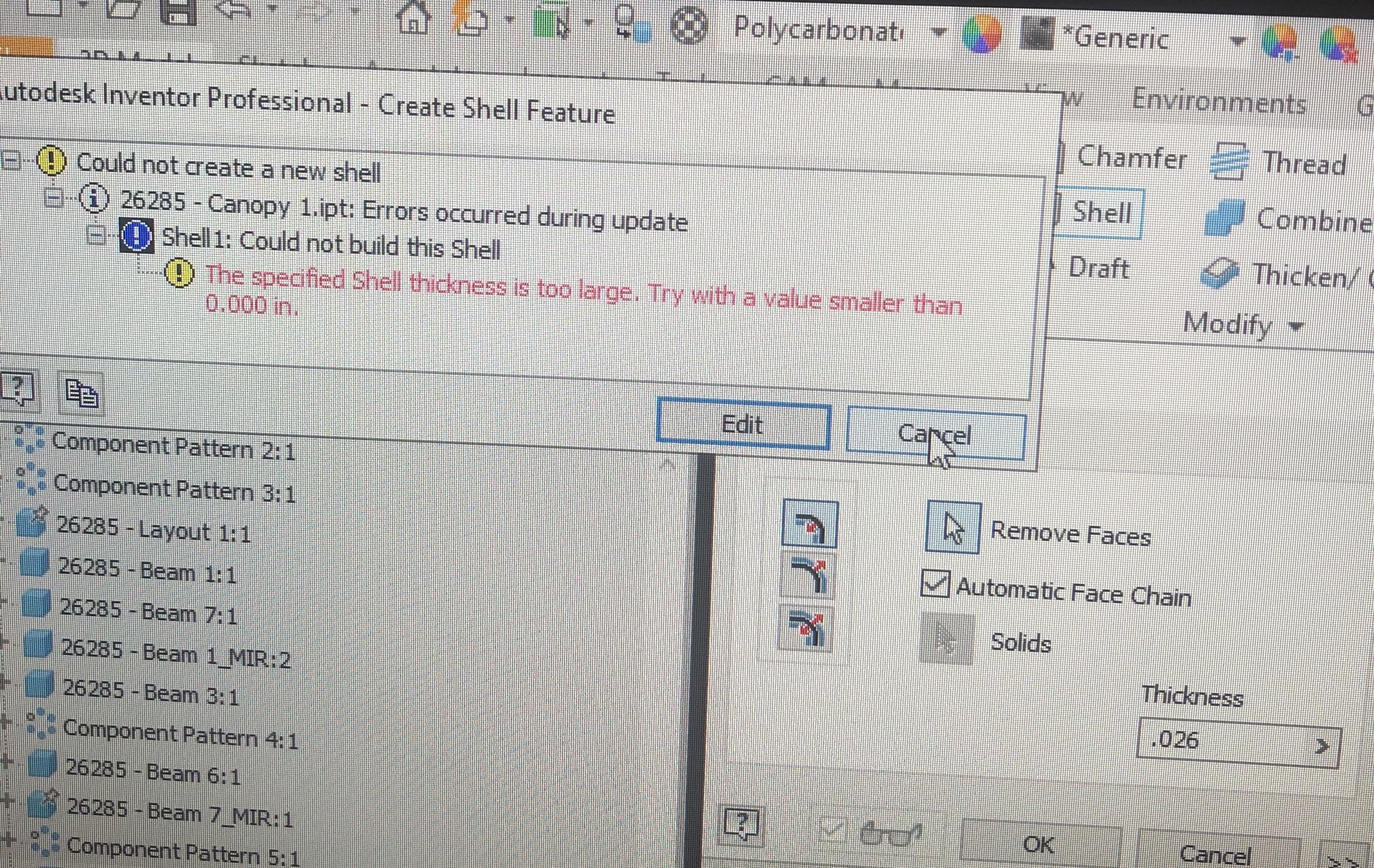 Negative shell thickness | Scrolller