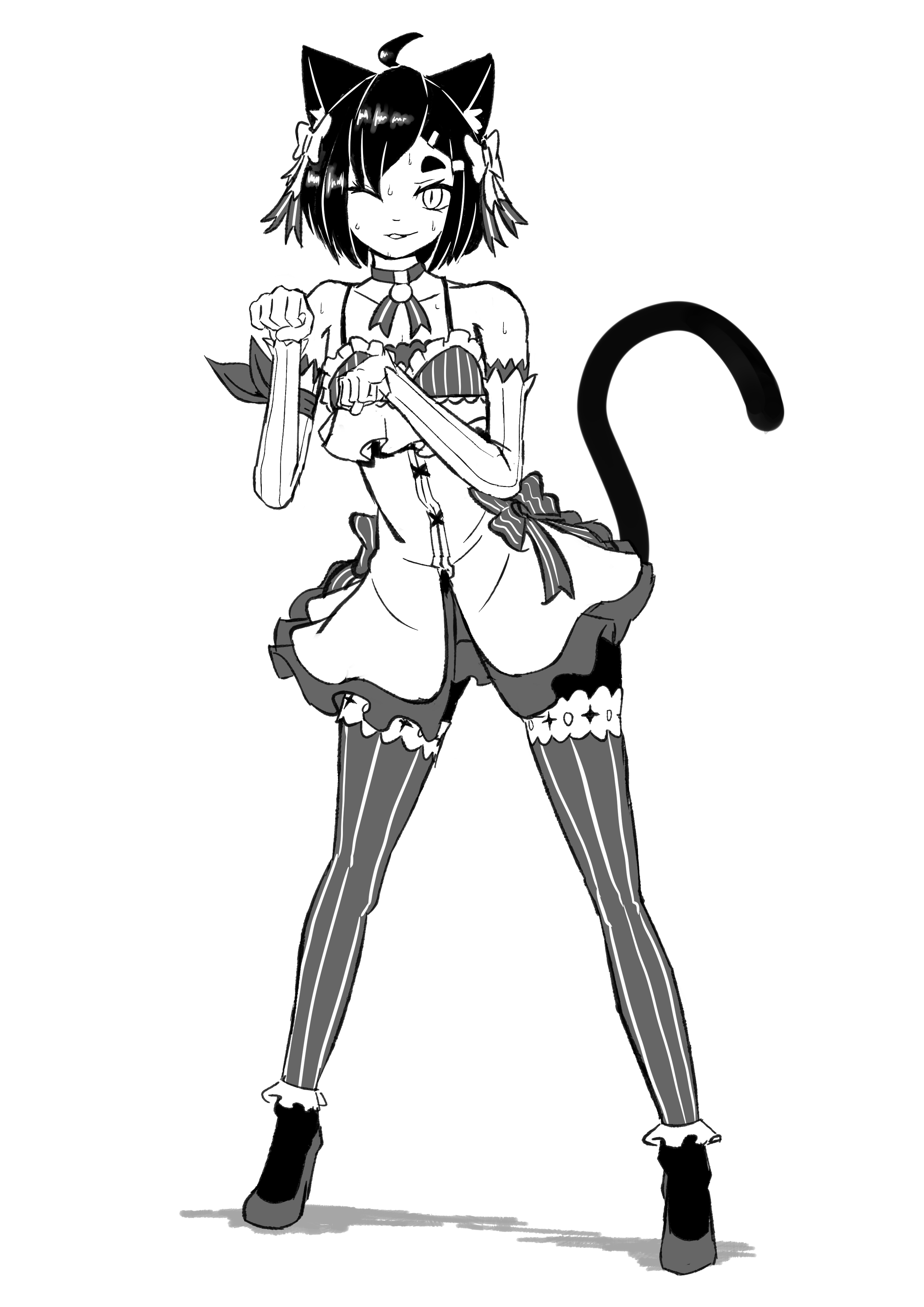 Neko boi with a great outfit | Scrolller