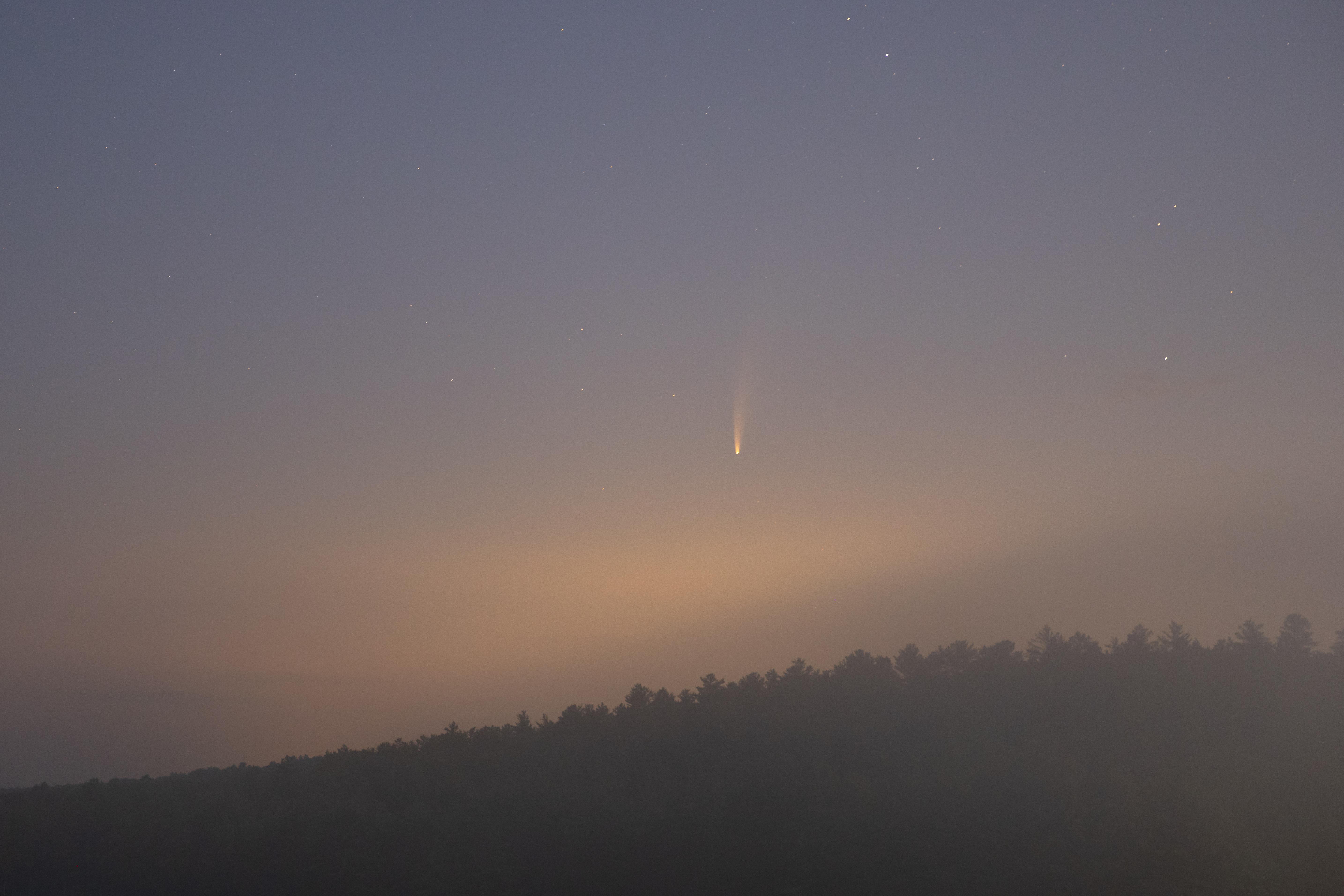 NEOWISE Comet Over Clough State Park | Scrolller