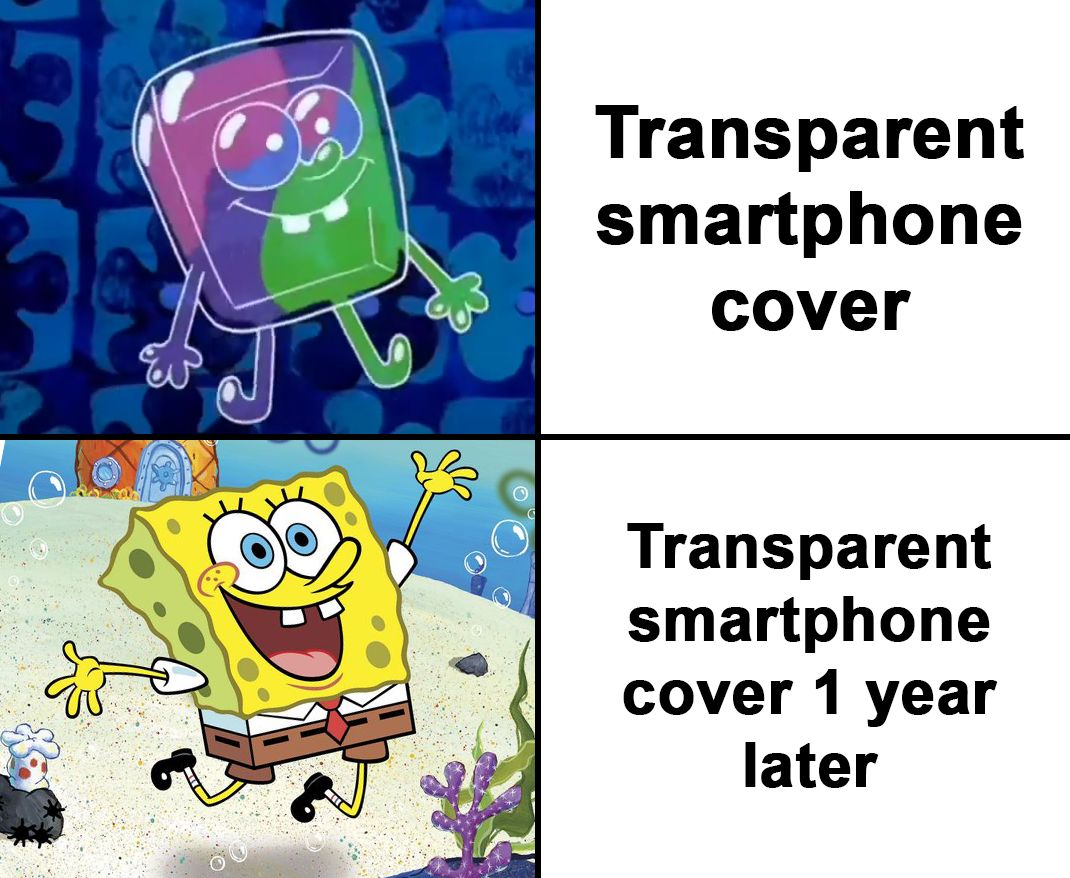 Never buy a transparent cover.... | Scrolller