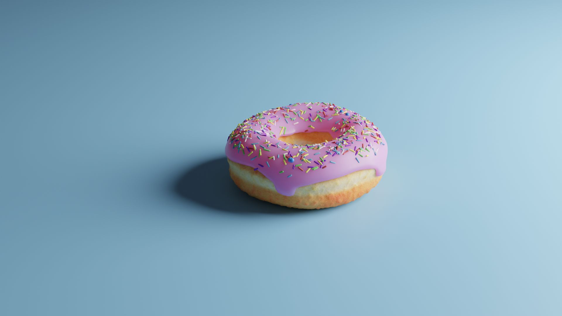 Never used Blender before, here is my finished Doughnut! | Scrolller