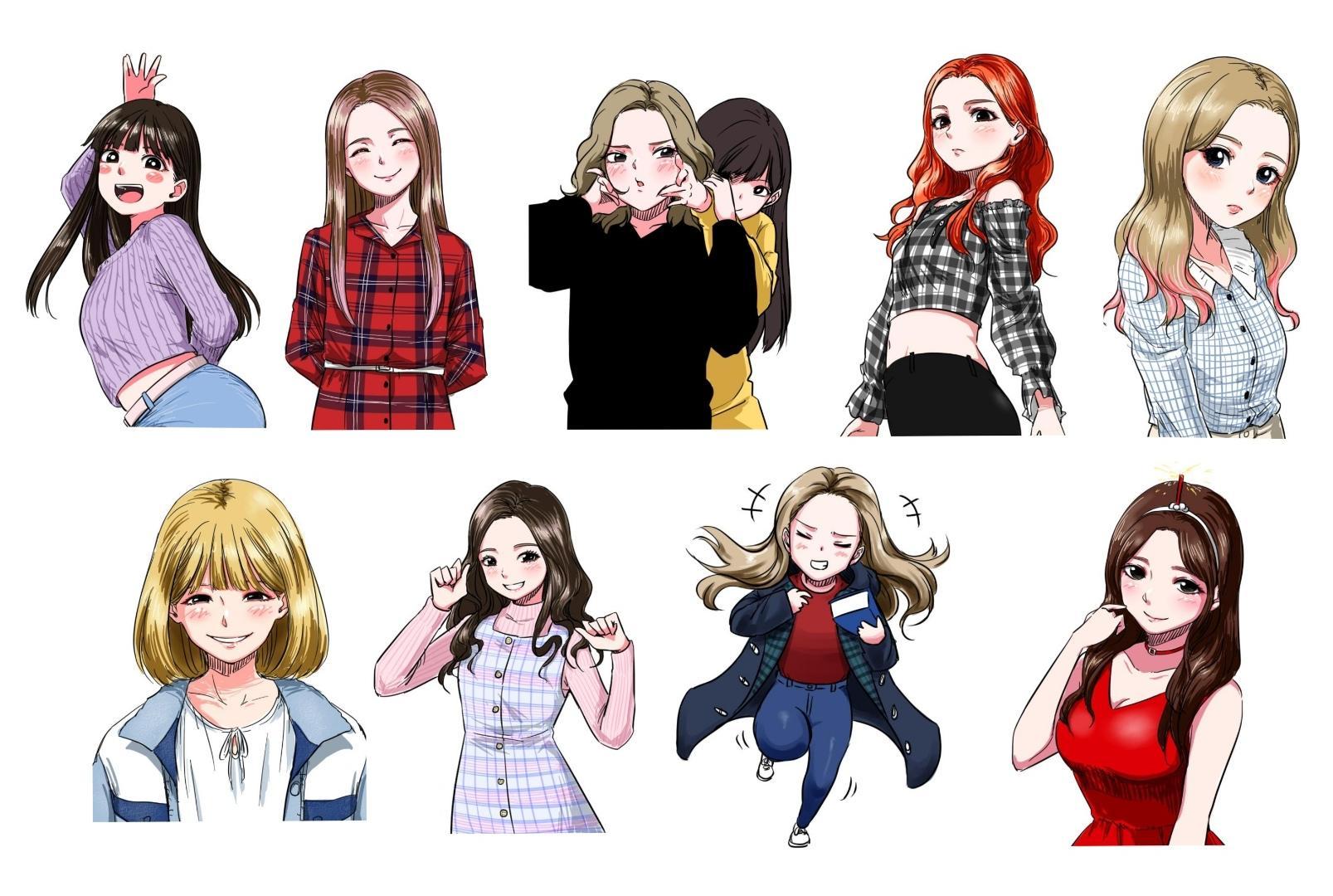 New batch fromis_9 fanart! (Saerom and Habbang are too cute) | Scrolller