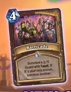 New Card Revealed - Barricade | Scrolller