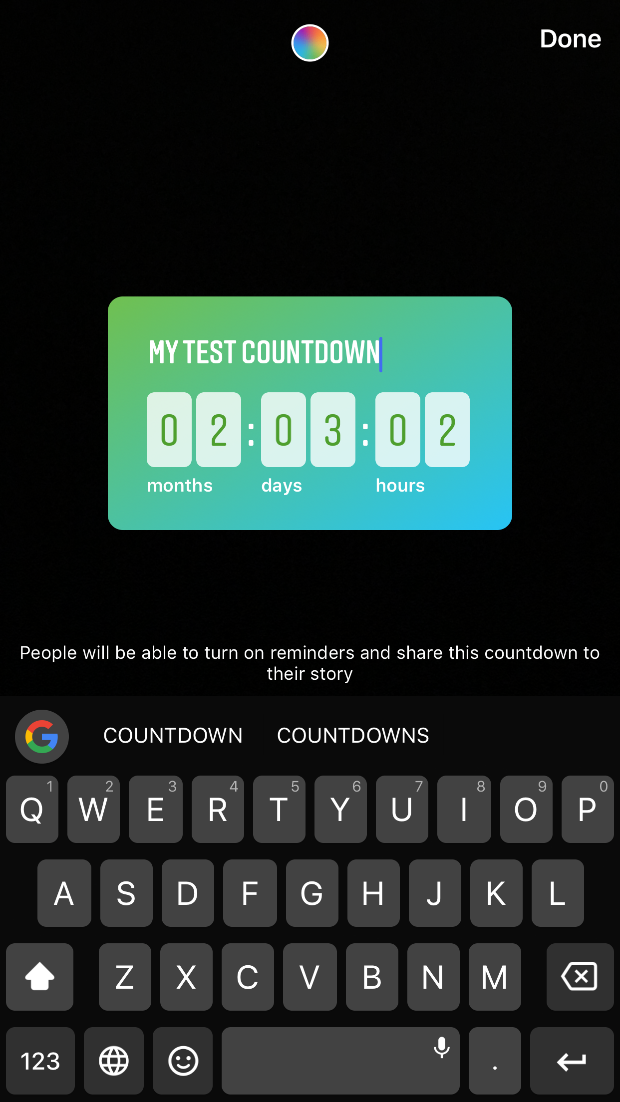 New Countdown sticker for Instagram Stories | Scrolller