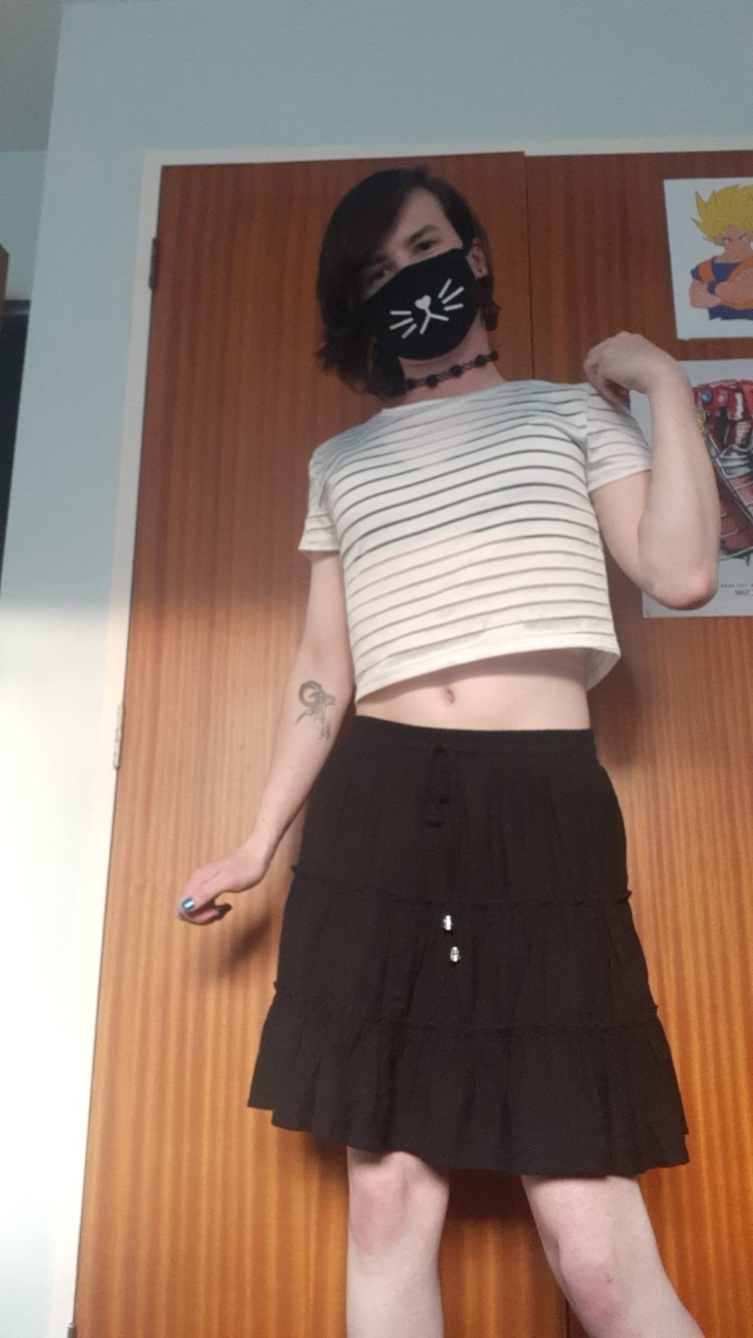 New crop top ^-^ though you can kinda see through it 😅 | Scrolller